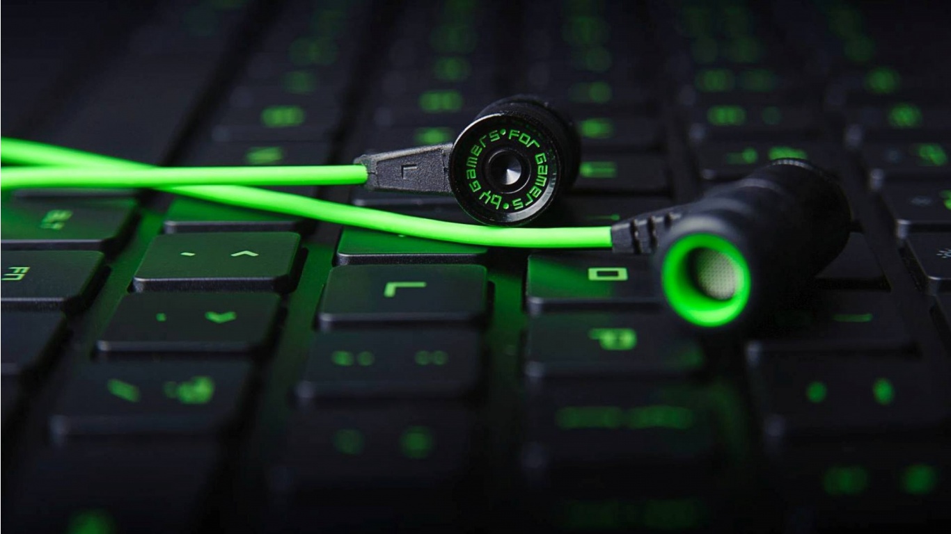 Razer Keyboard And Headphones - Razer 1366 X 768 - 1366x768 Wallpaper ...