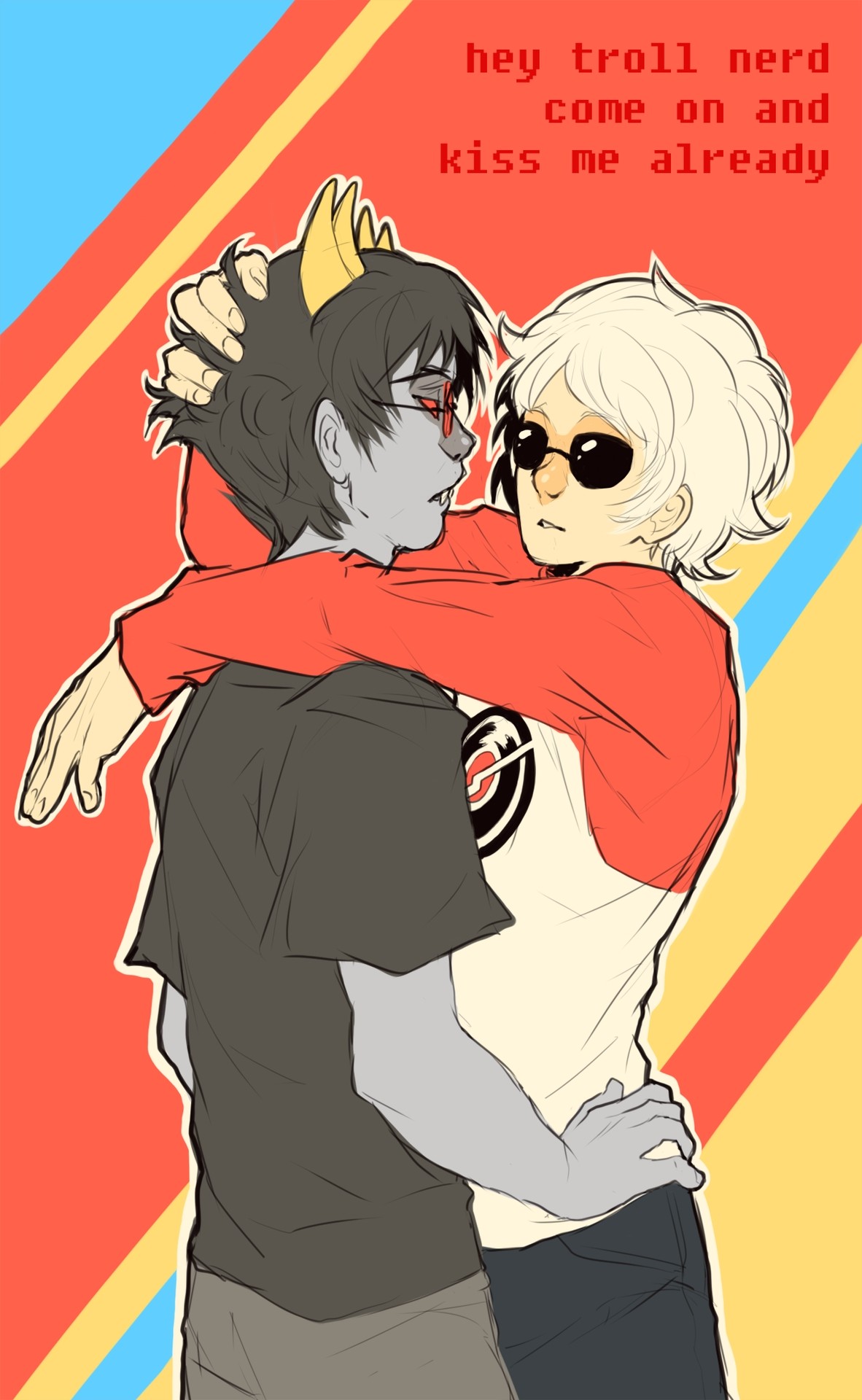 View Fullsize Homestuck Image - Homestuck Sollux X Dave - 1182x1920 ...