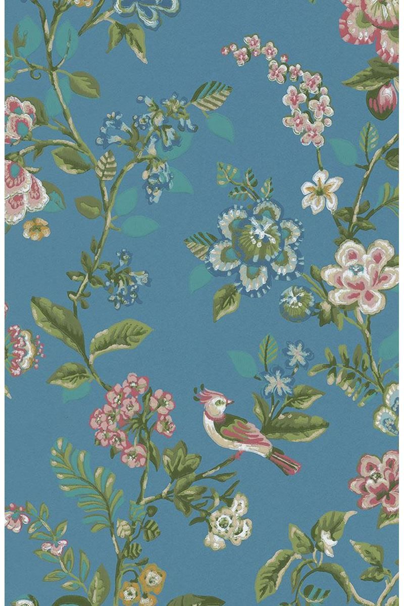 Botanical Print Bright Blue Pip Studio - 800x1200 Wallpaper - teahub.io