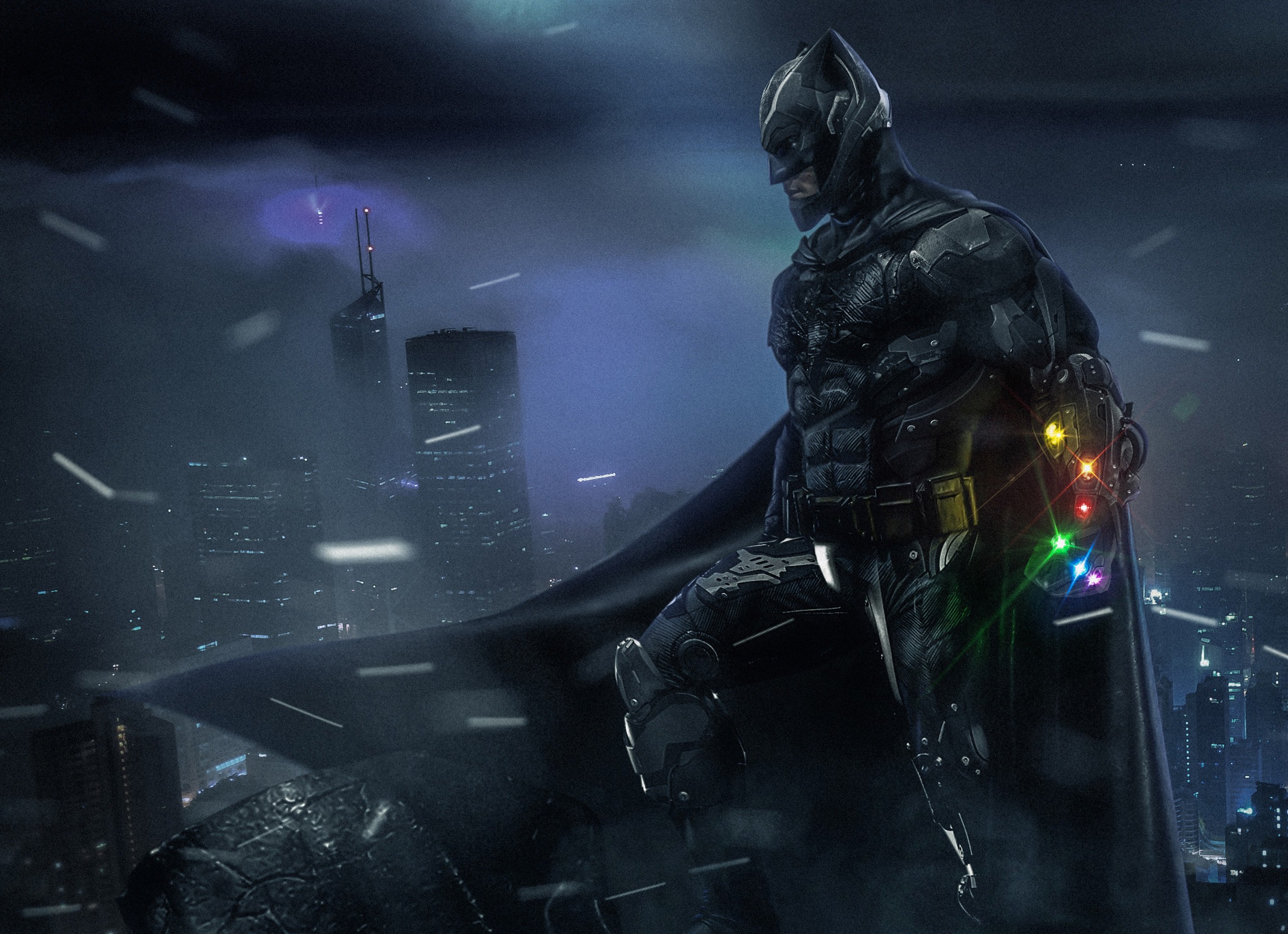 Batman Infinity Gauntlet Creative Wallpaper - Creative Hd Wallpaper For ...