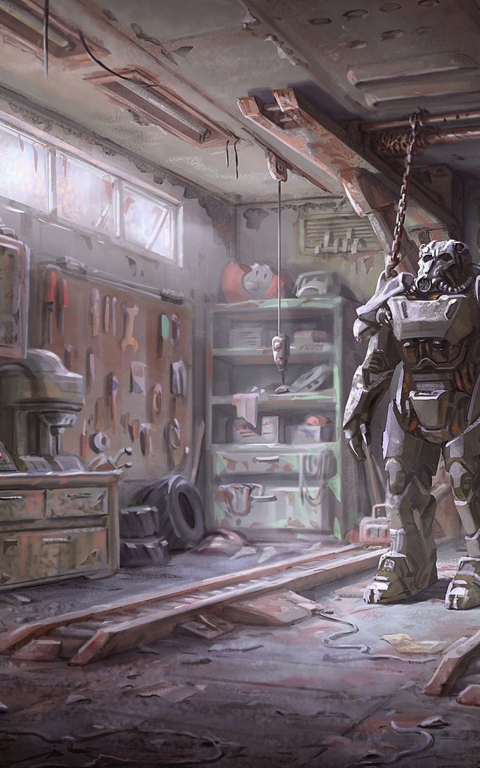 Brotherhood Of Steel, Robot, Sci-fi - Best Fallout 4 - 1600x2560 ...
