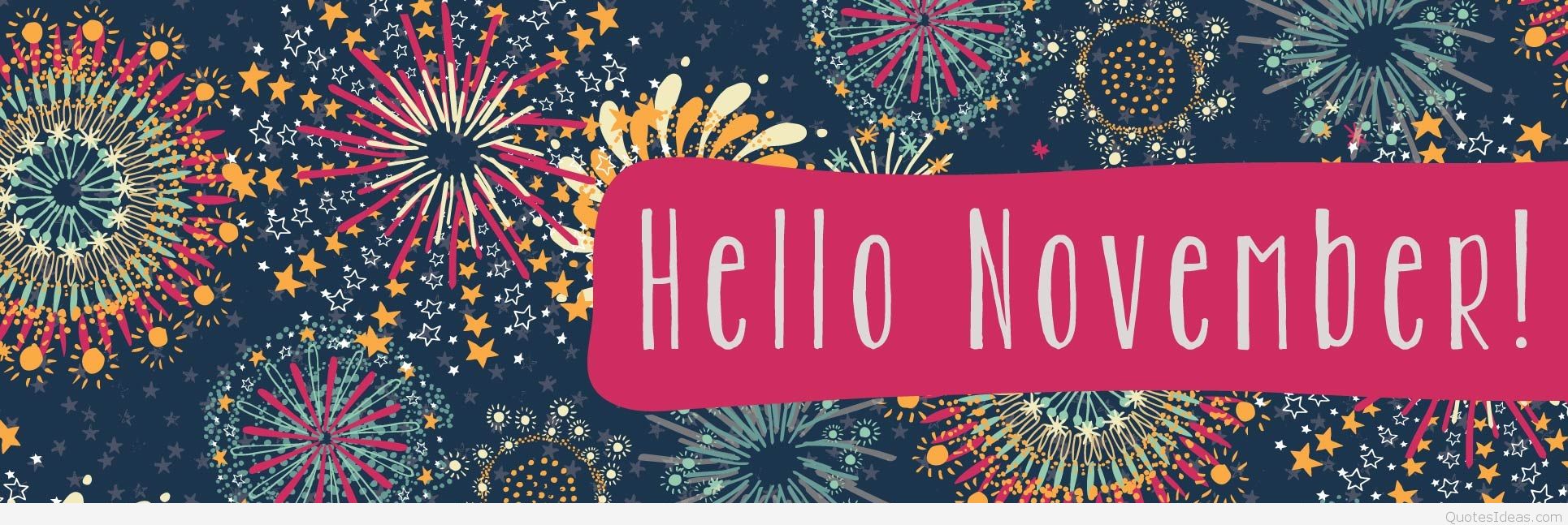 Hello November - Graphic Design - 1930x647 Wallpaper - teahub.io