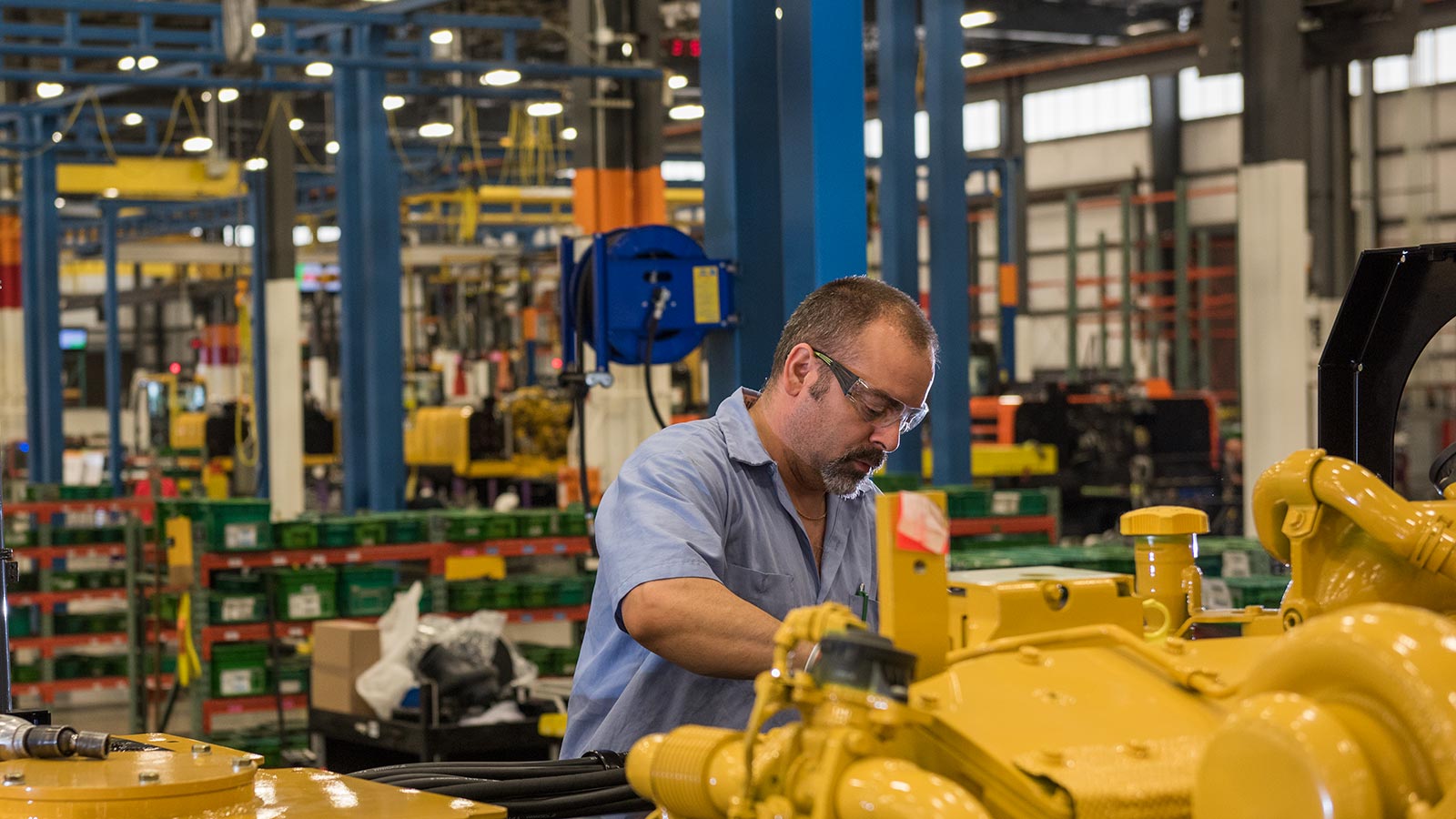 Sammy Flynt, An Assembly Lead Technician, At Work In - Factory ...