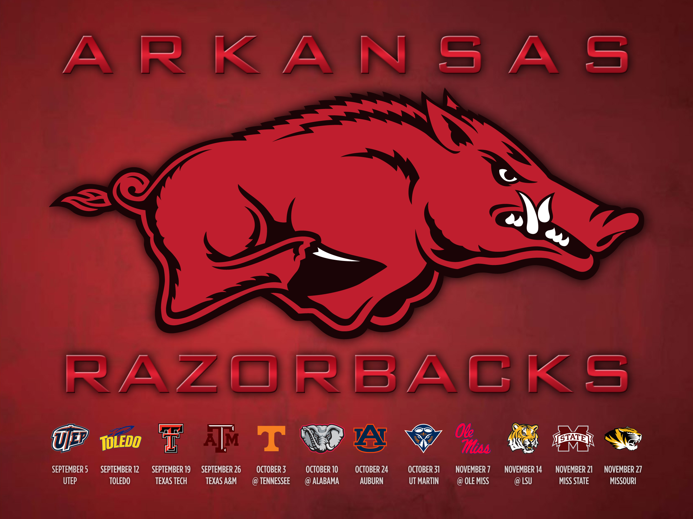 Arkansas Razorbacks Football - 2400x1800 Wallpaper - teahub.io