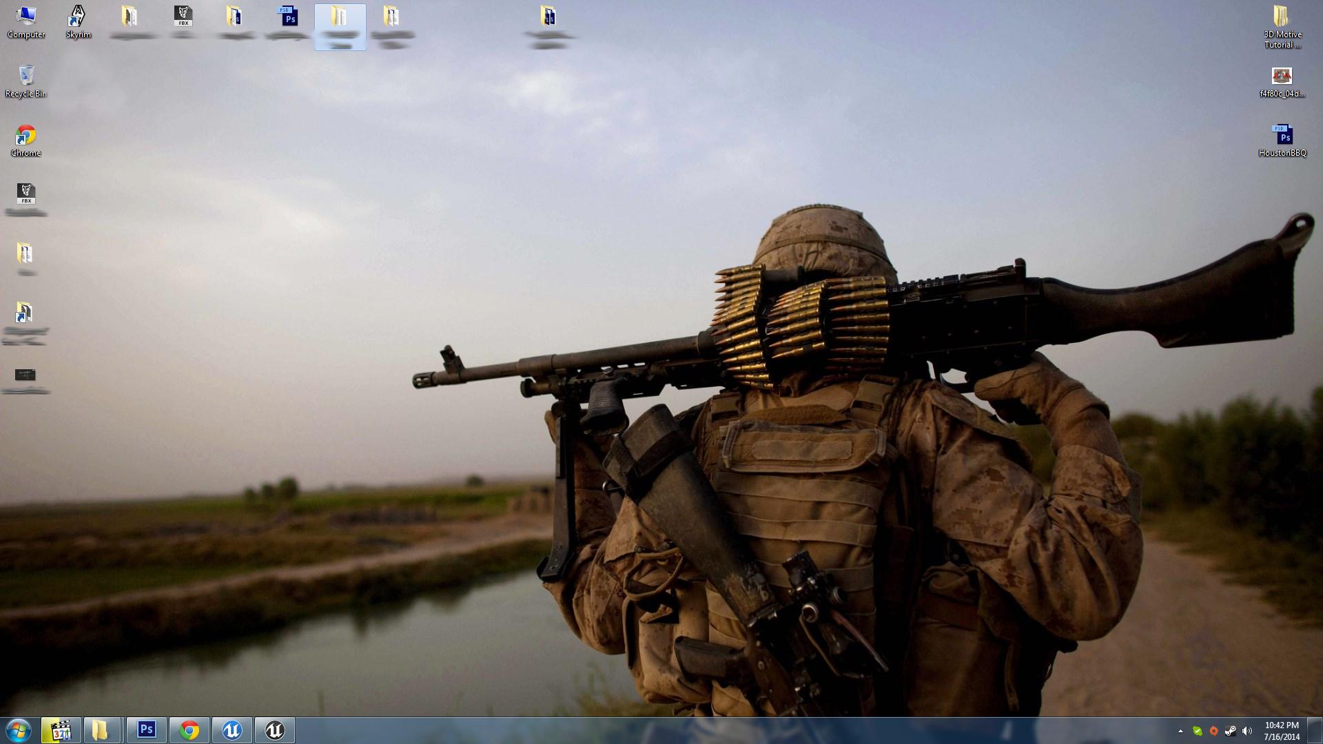 M240 Machine Gun Carry - 1920x1080 Wallpaper - teahub.io