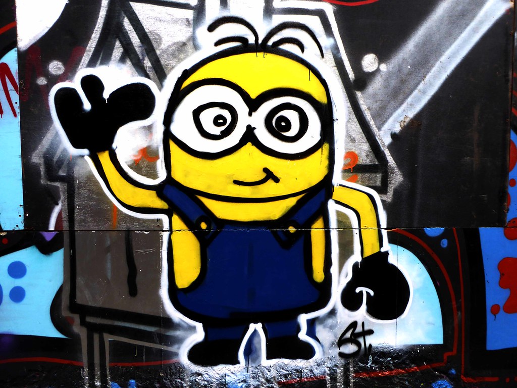 Graffiti Minion - 1024x768 Wallpaper - teahub.io