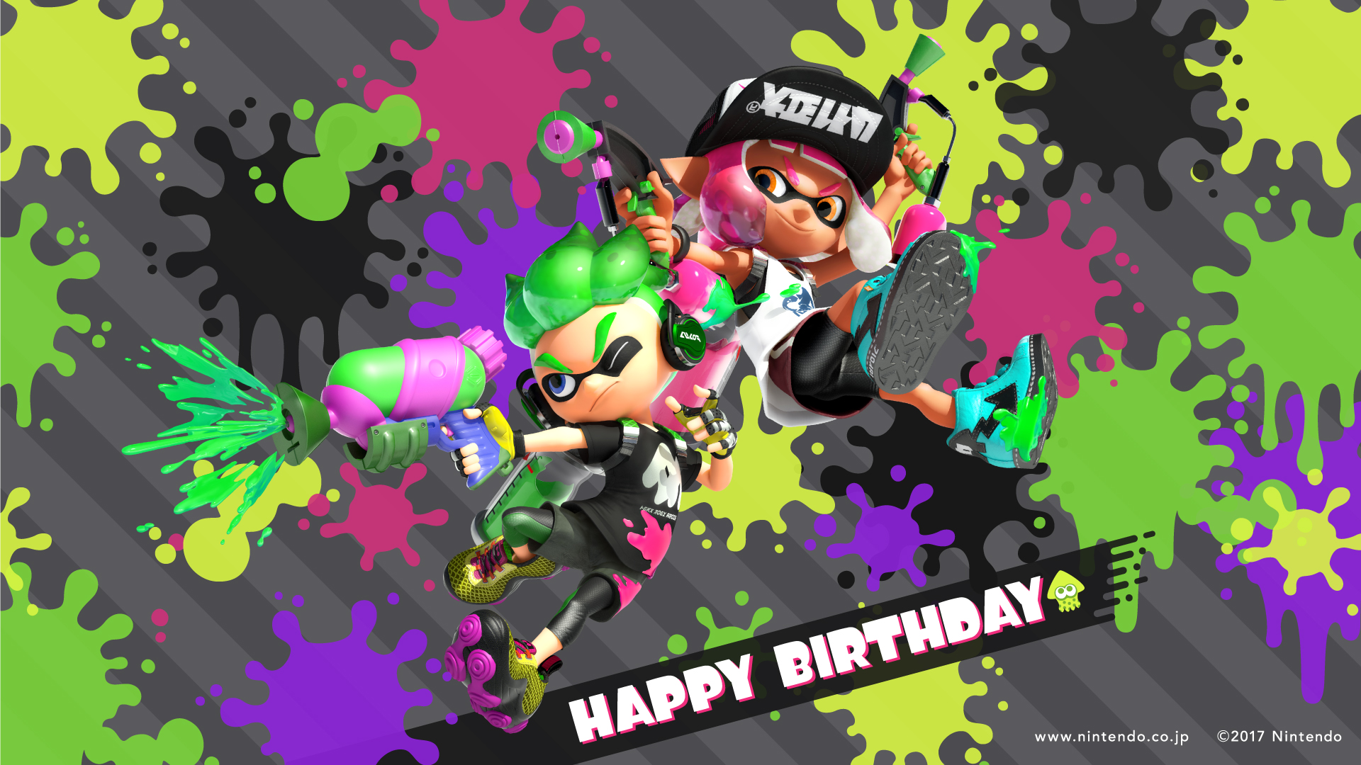 Splatoon Phone Wallpaper - 1920x1080 Wallpaper - teahub.io