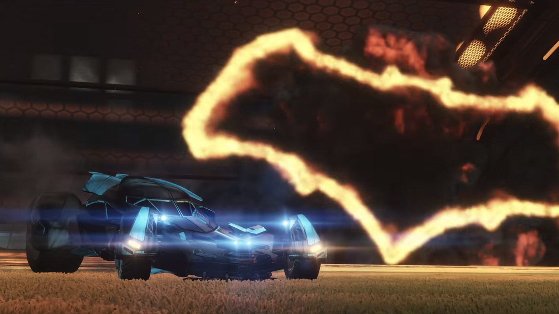 Rocket League Batmobile Goal Explosion - 1920x1080 Wallpaper - teahub.io