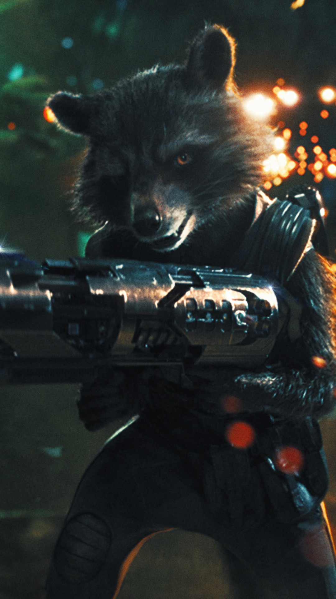 Rocket Raccoon With Gun - 1080x1920 Wallpaper - teahub.io