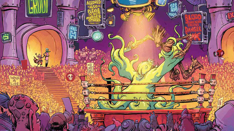 Rocket Raccoon Comic Skottie Young - 940x529 Wallpaper - teahub.io