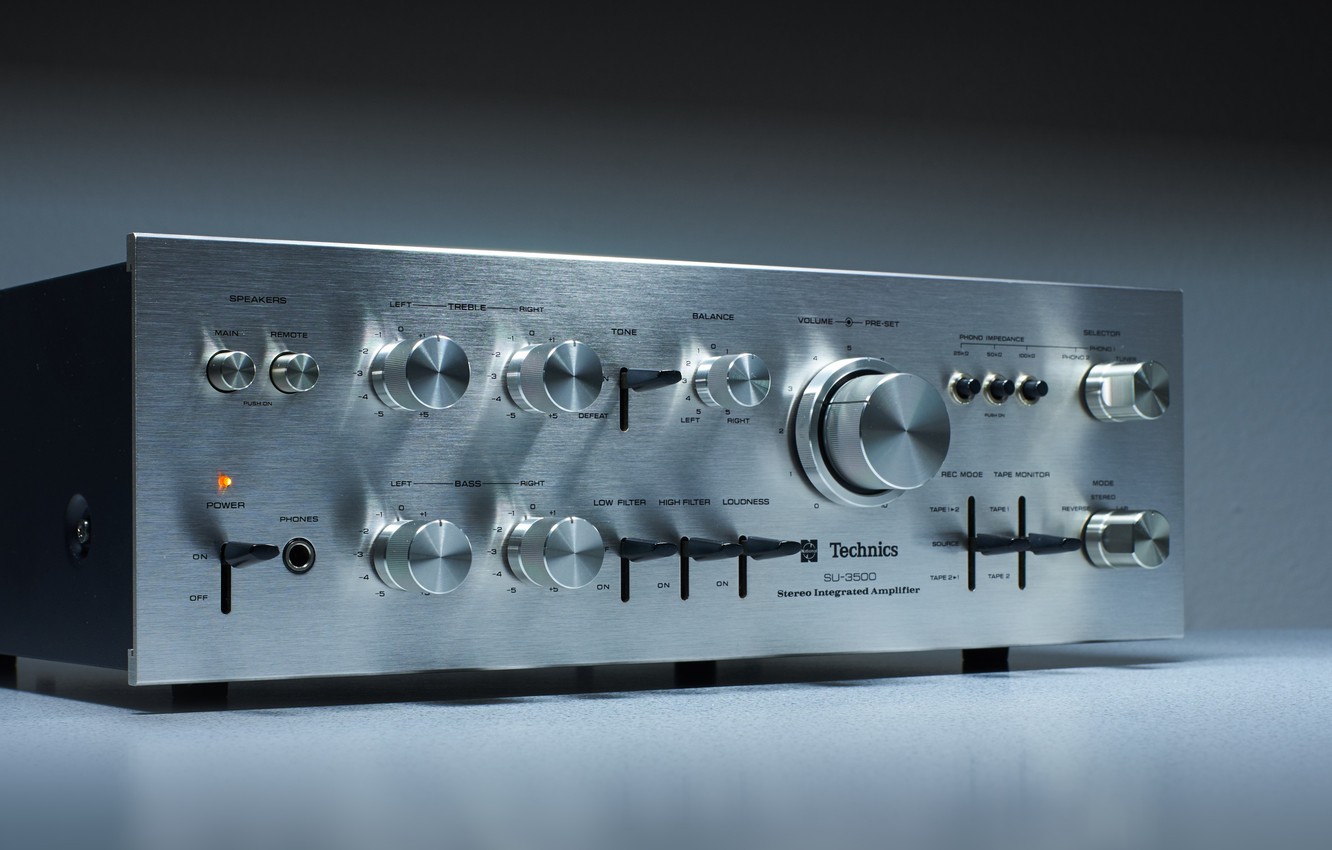 Photo Wallpaper Macro, Background, 1975, Technics Su - Stereophonic ...