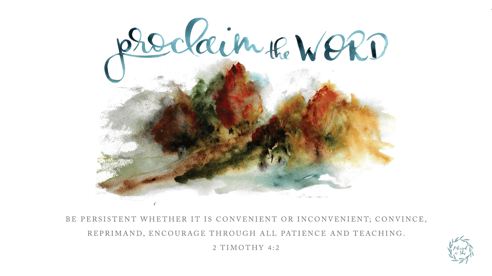 Proclaim The Word Whether It Is Convenient - 1920x1080 Wallpaper ...