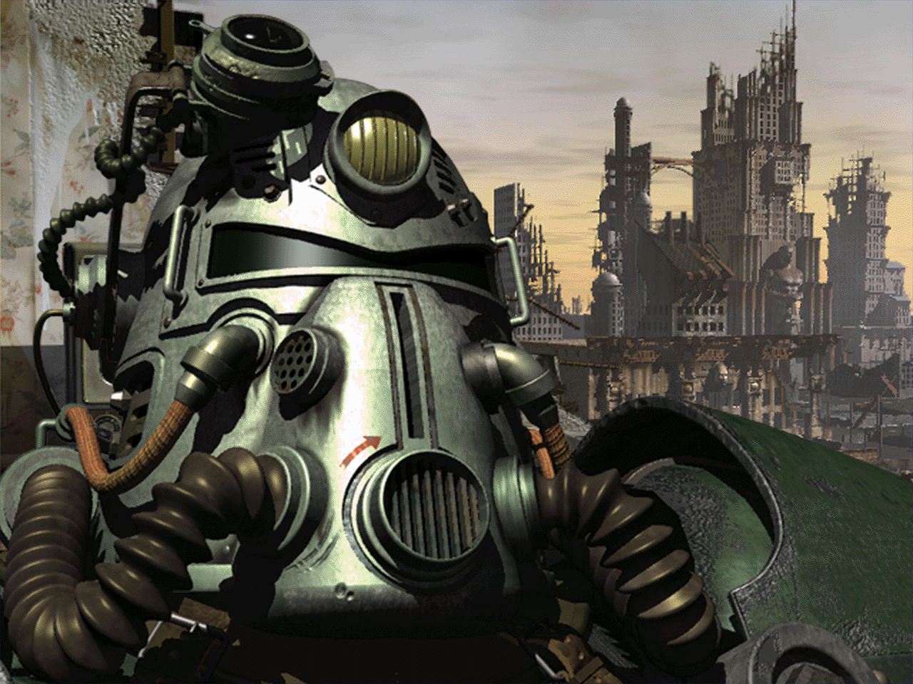 T51 Fallout 1 Power Armor - 1280x960 Wallpaper - teahub.io
