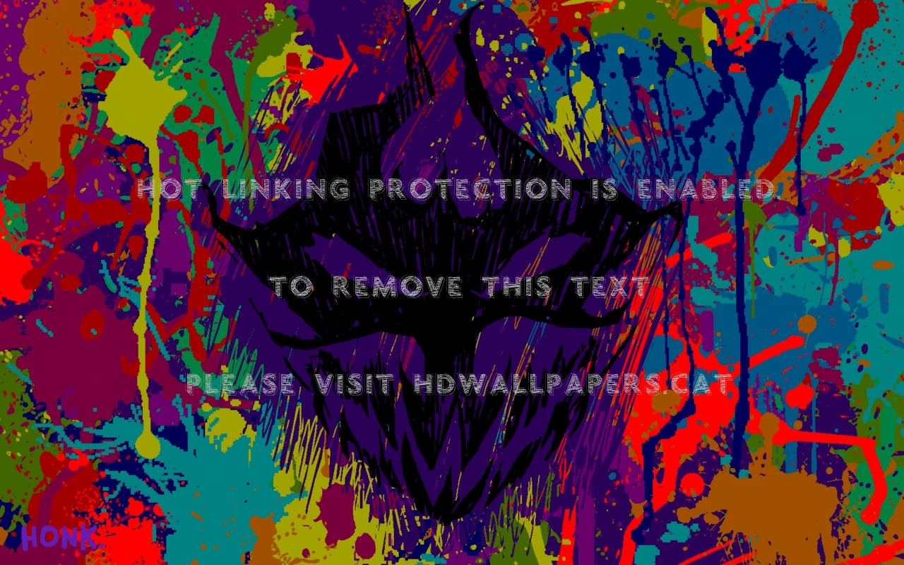 Homestuck Face Splatter Colorful Anime - Modern Art - 1280x800 ...