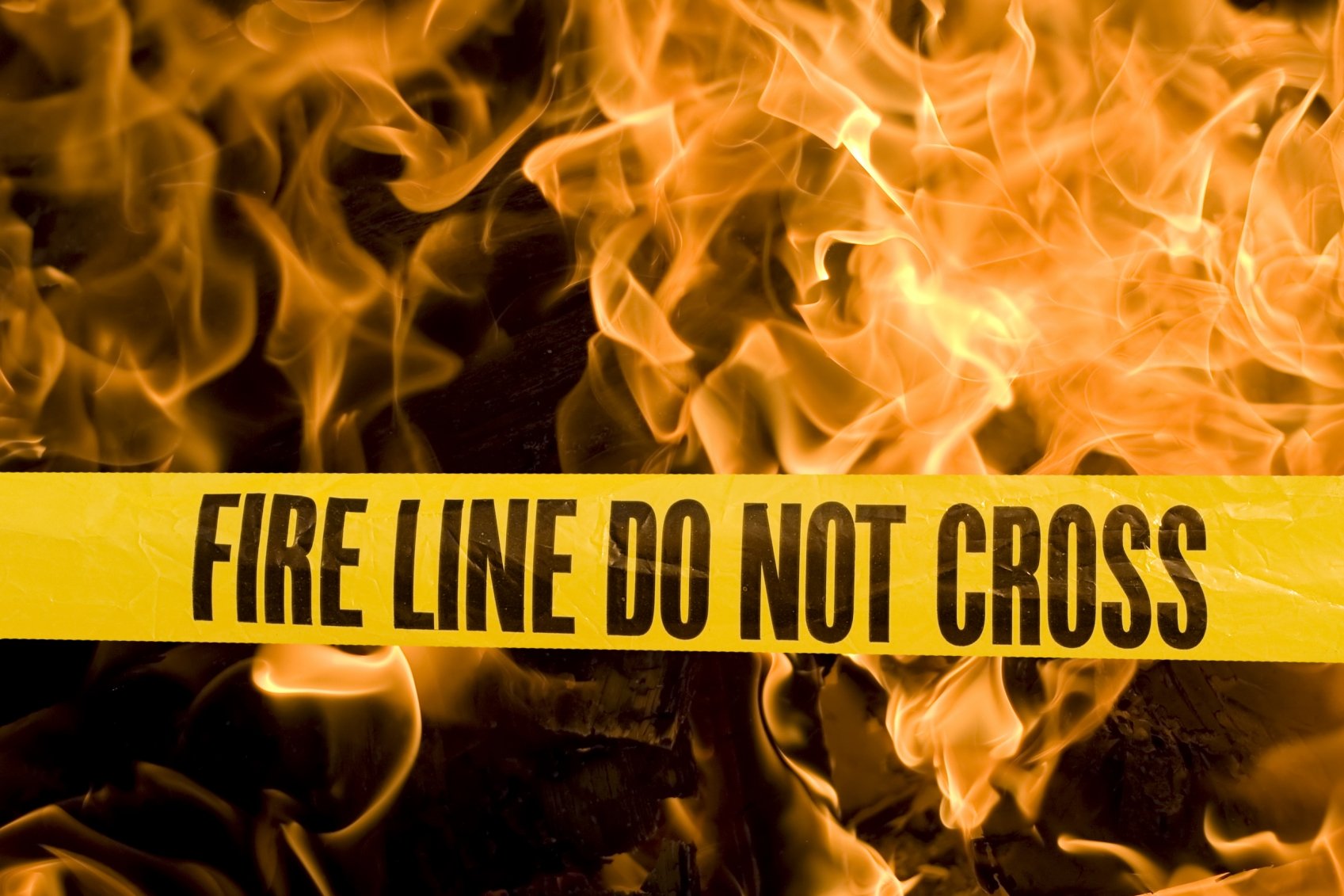 Firefighter Desktop Wallpaper - Fire Line Do Not Cross - 1697x1131 ...