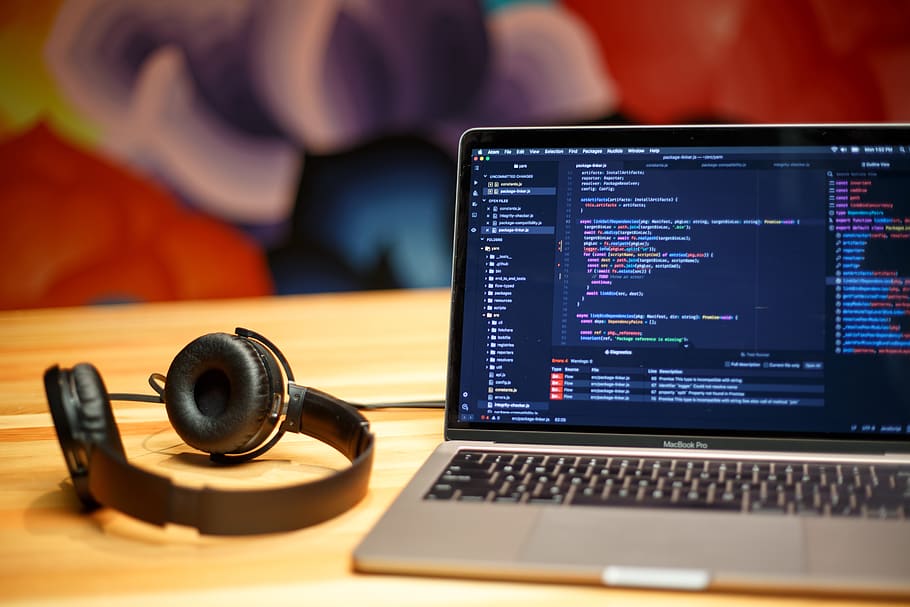 Editor, Code, Headphones, Programming, Ide, Javascript, - 910x607 ...