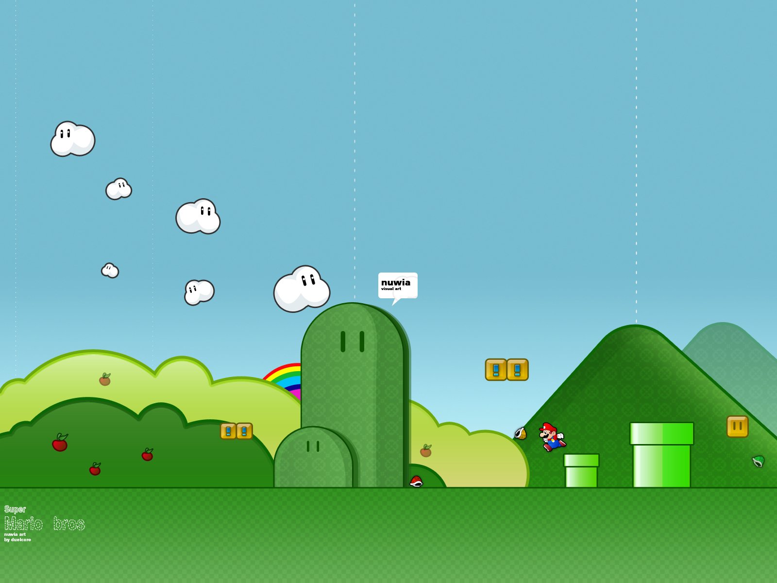 Mario Background - 1600x1200 Wallpaper - teahub.io