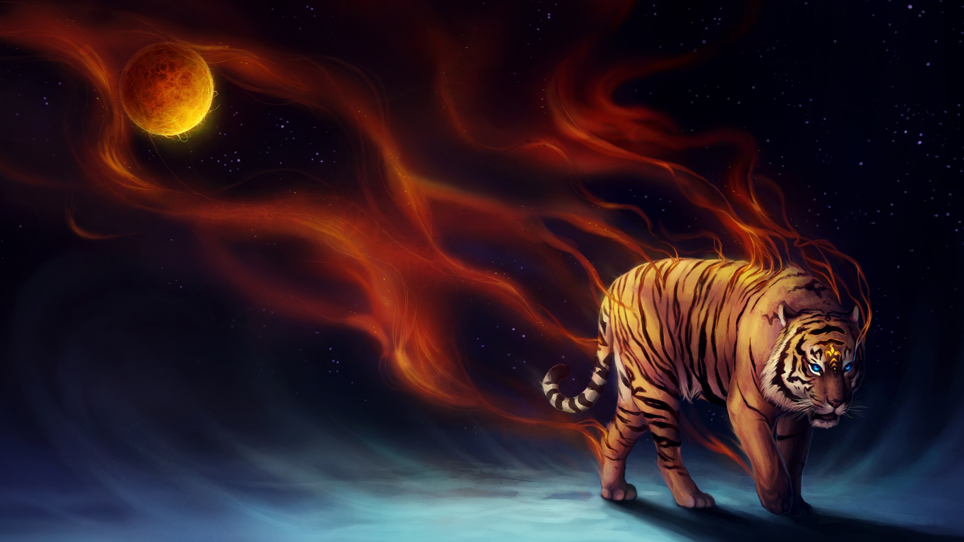 Ghost Tiger Wallpaper Hd - 1920x1080 Wallpaper - teahub.io
