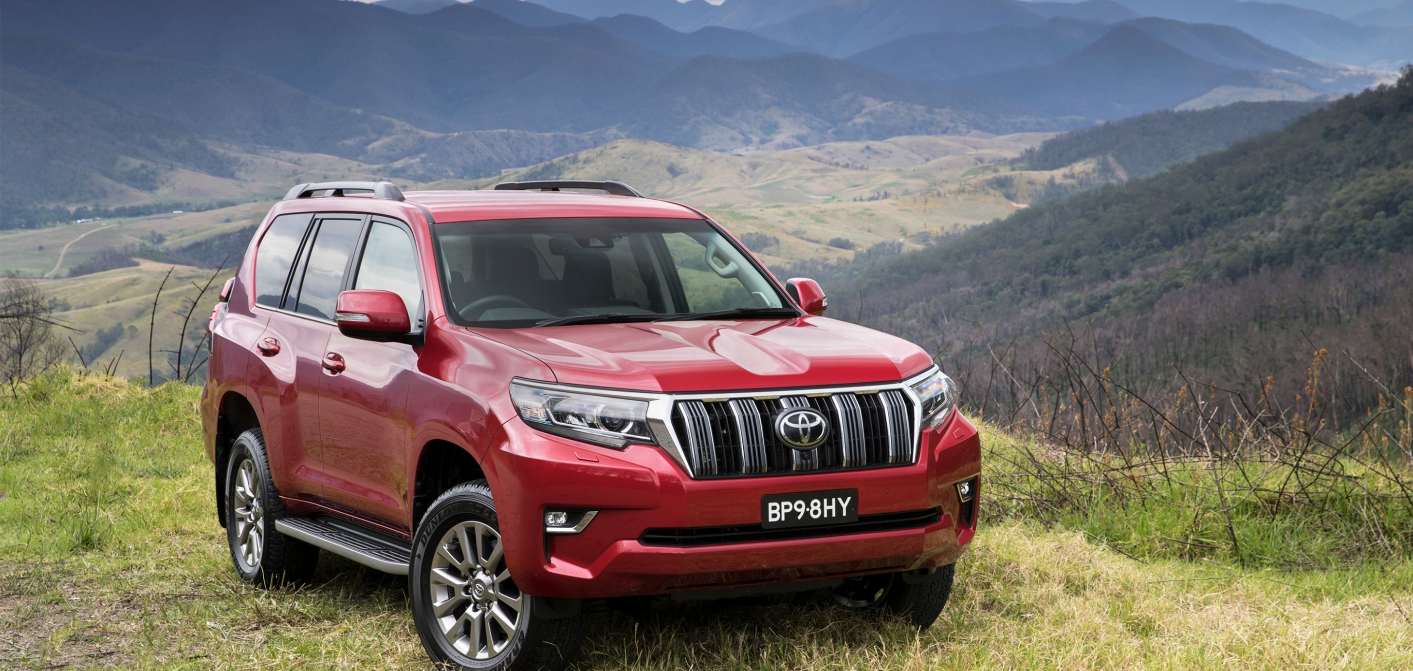 Toyota Land Cruiser Prado, Red, Suv Cars, Field - Suv Toyota Land ...