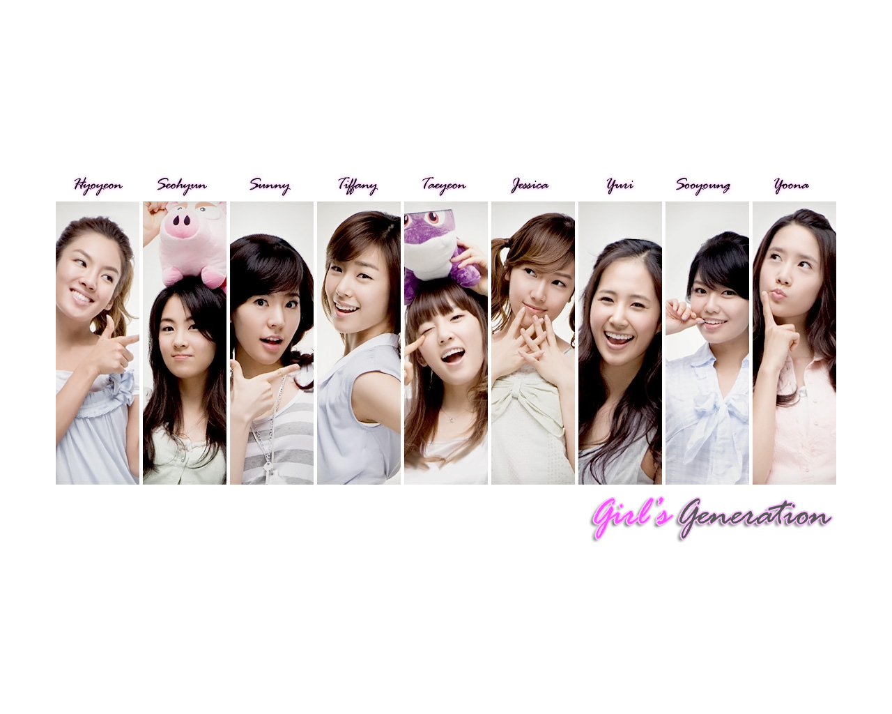 Snsd - Girls Generation Members Name - 1280x1024 Wallpaper - teahub.io