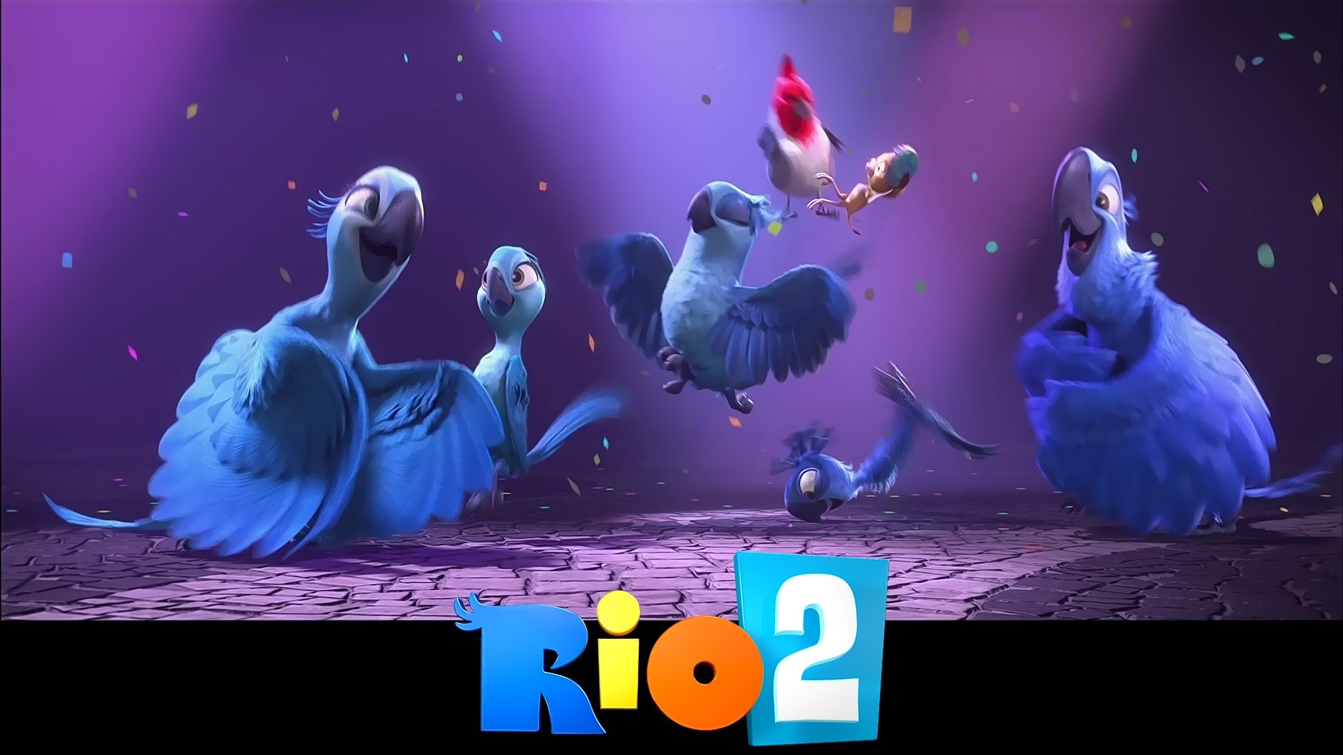 Purple Background Hd Photo - Rio 2 - 1920x1080 Wallpaper - teahub.io