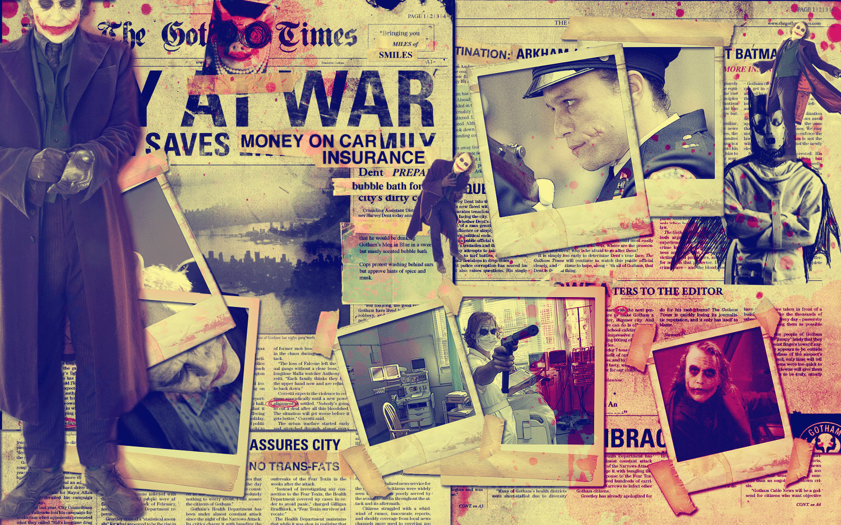 Coringa - Joker Dark Knight - 1680x1050 Wallpaper - teahub.io