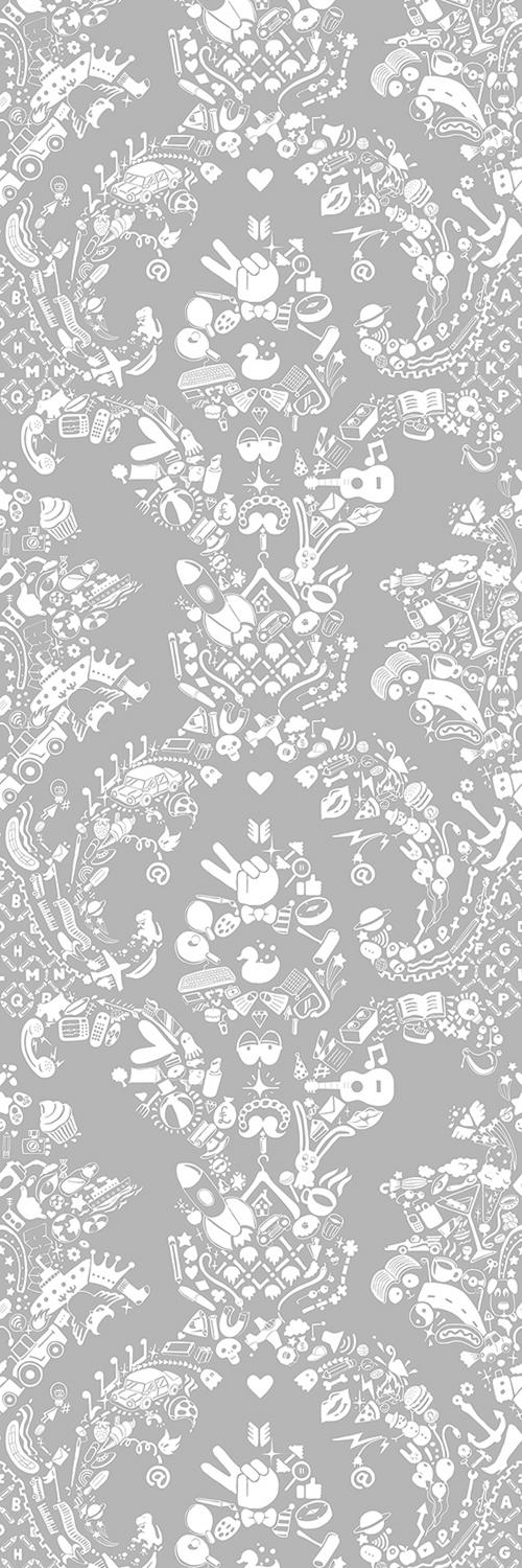 Contemporary Grey And White - 500x1500 Wallpaper - teahub.io