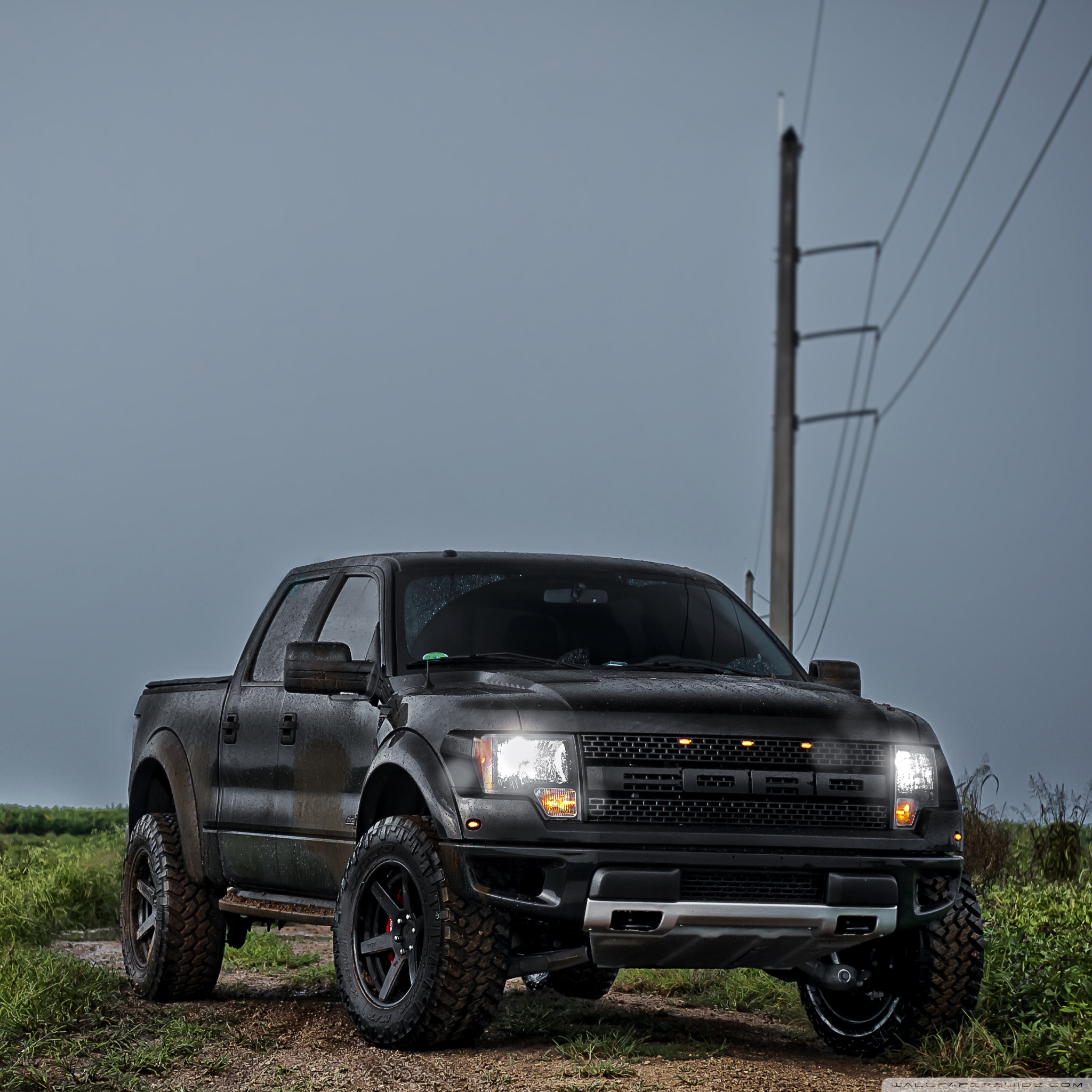 Ford Raptor 2013 Matte Black - 2048x2048 Wallpaper - teahub.io