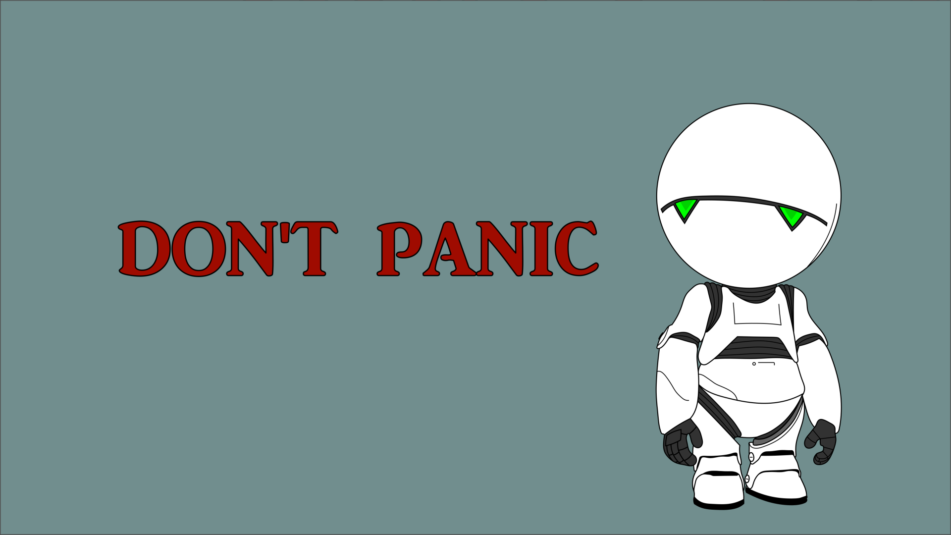 Marvin Hhgttg Wallpaper Hd - 1920x1080 Wallpaper - teahub.io