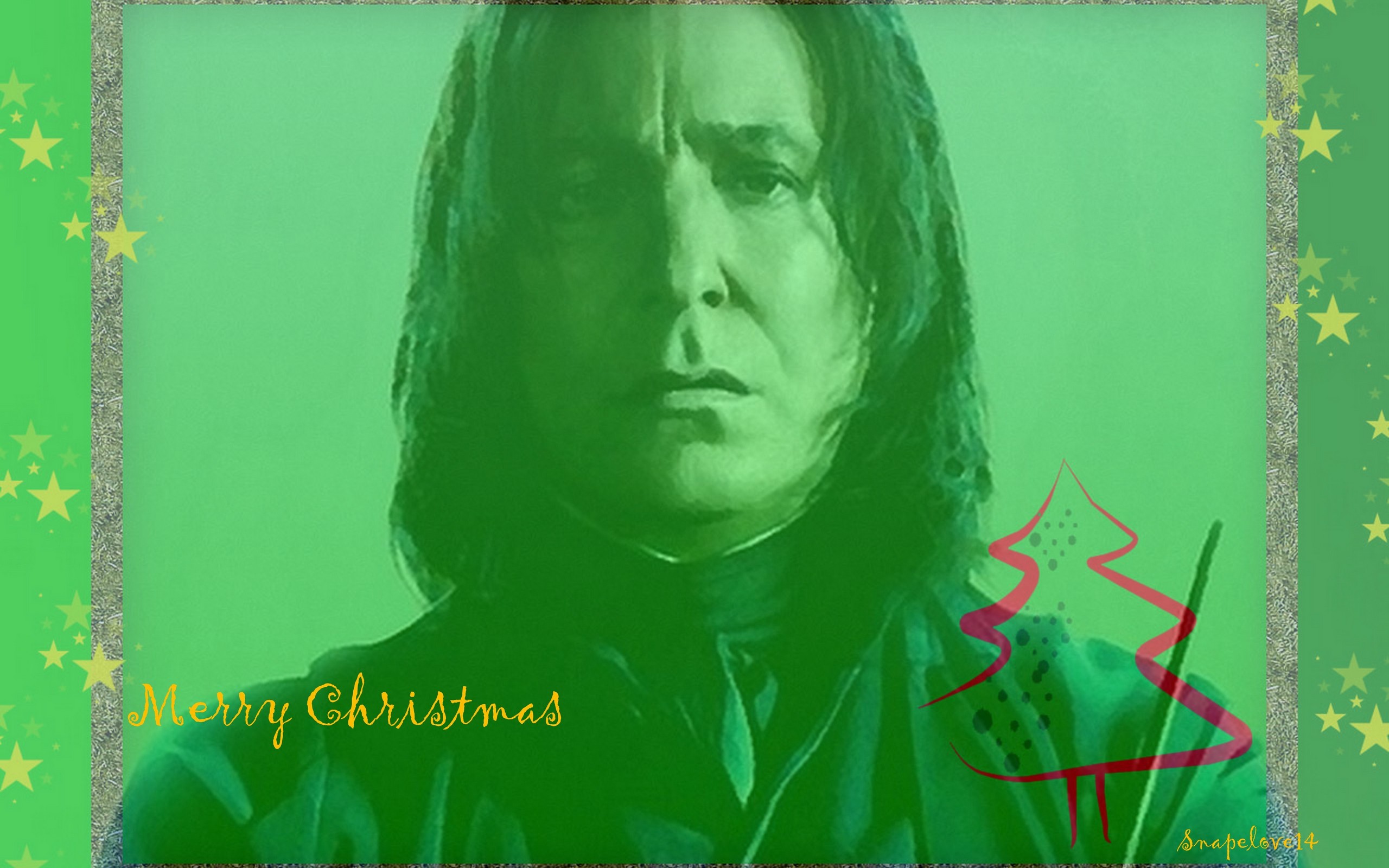 Merry Christmas - Merry Christmas Severus Snape - 2560x1600 Wallpaper ...
