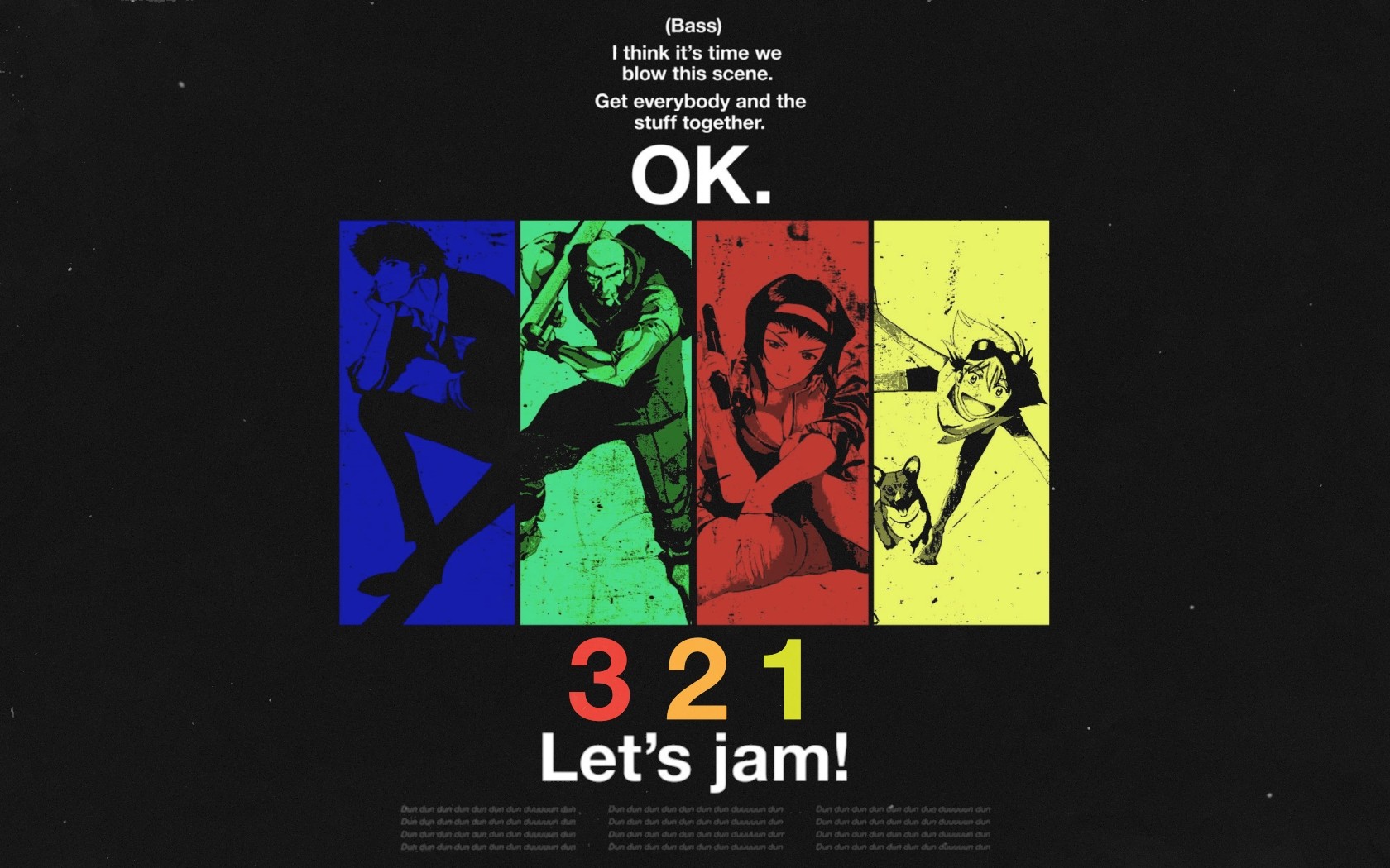 Cowboy Bebop Lets Jam - 1680x1050 Wallpaper - teahub.io