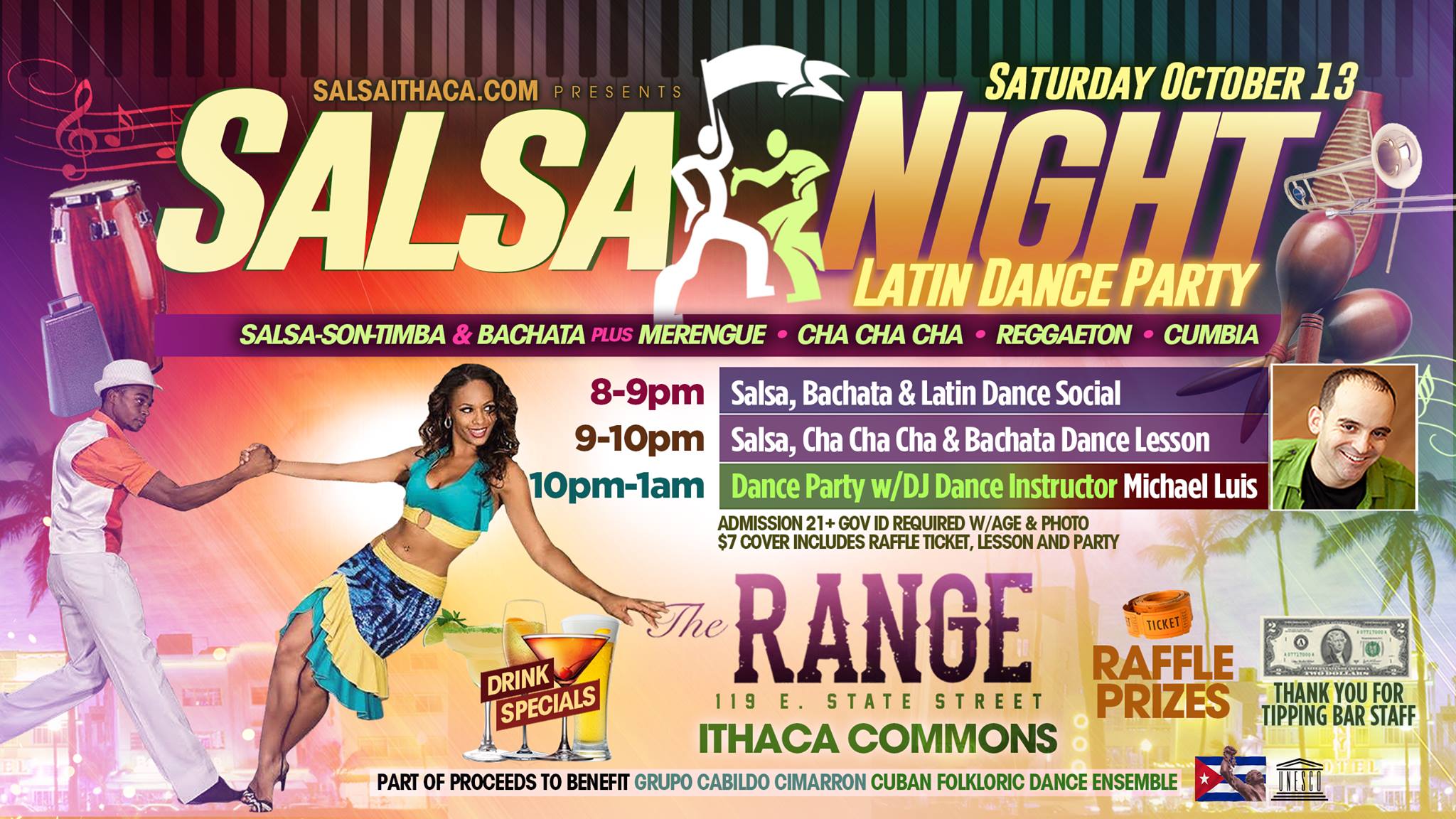 Salsa Night At The Range - Flyer - 2048x1152 Wallpaper - teahub.io