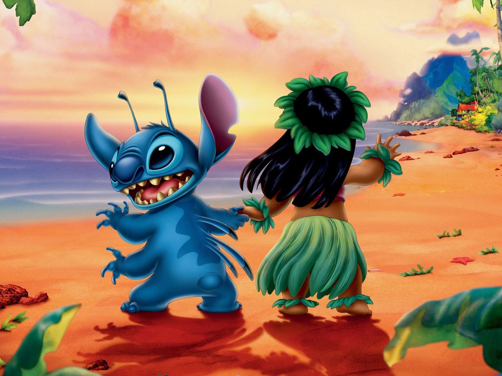 Lilo And Stitch Wave - 1024x768 Wallpaper - teahub.io