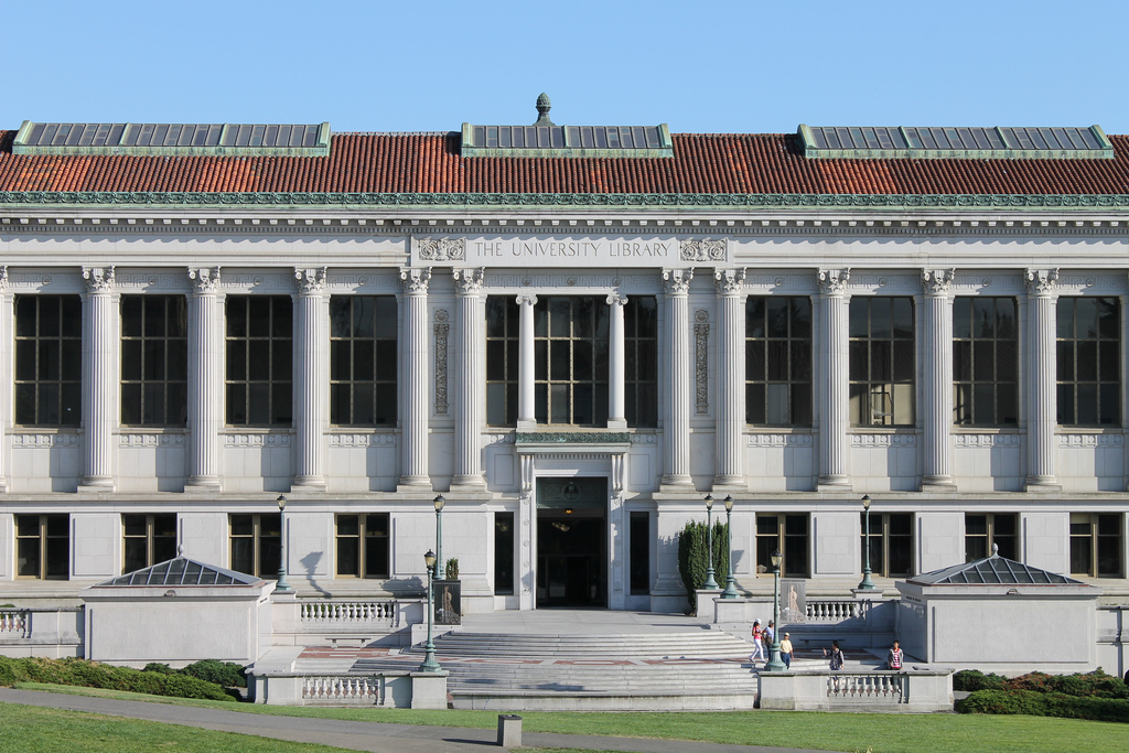 Front Of Doe Library, Uc Berkeley By K - Doe Memorial Library ...