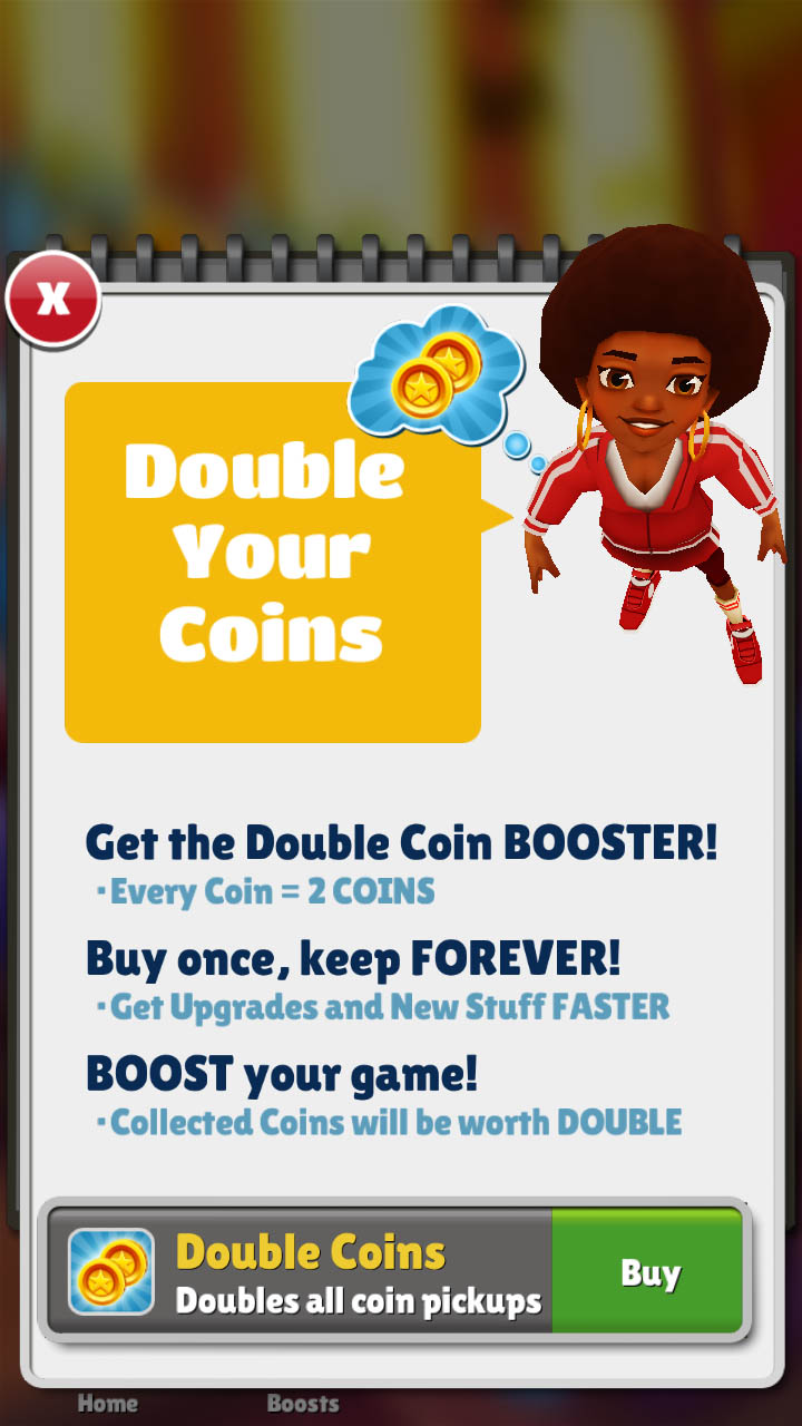 Subway Surfers Double Coins Your - 720x1280 Wallpaper - teahub.io