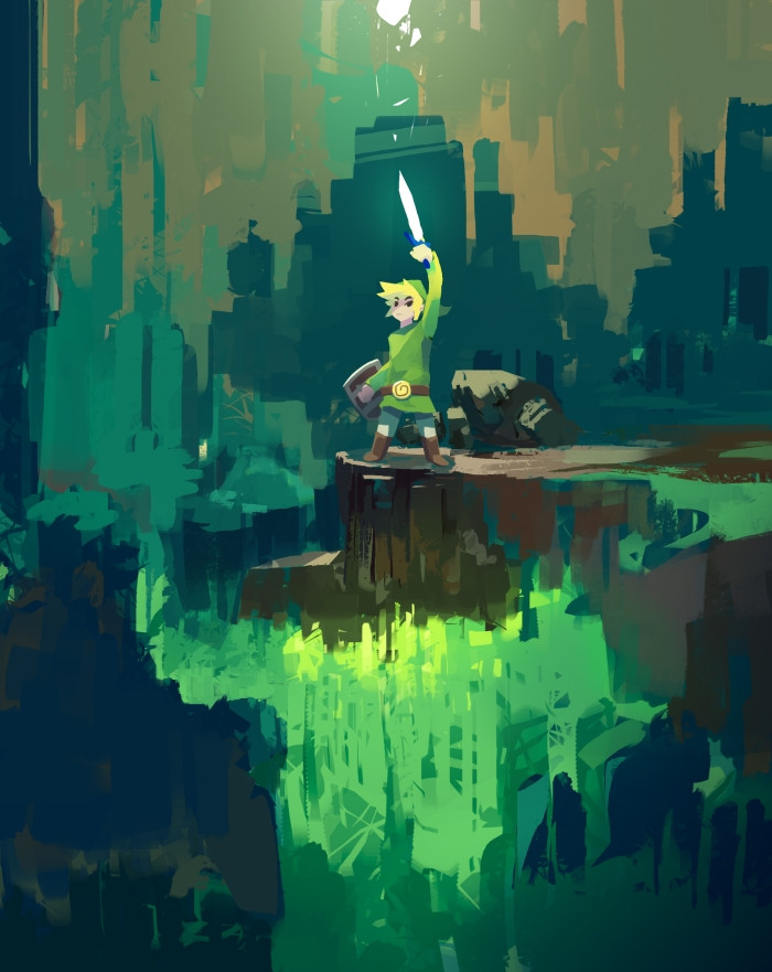 Legend Of Zelda Master Sword Art - 700x881 Wallpaper - teahub.io