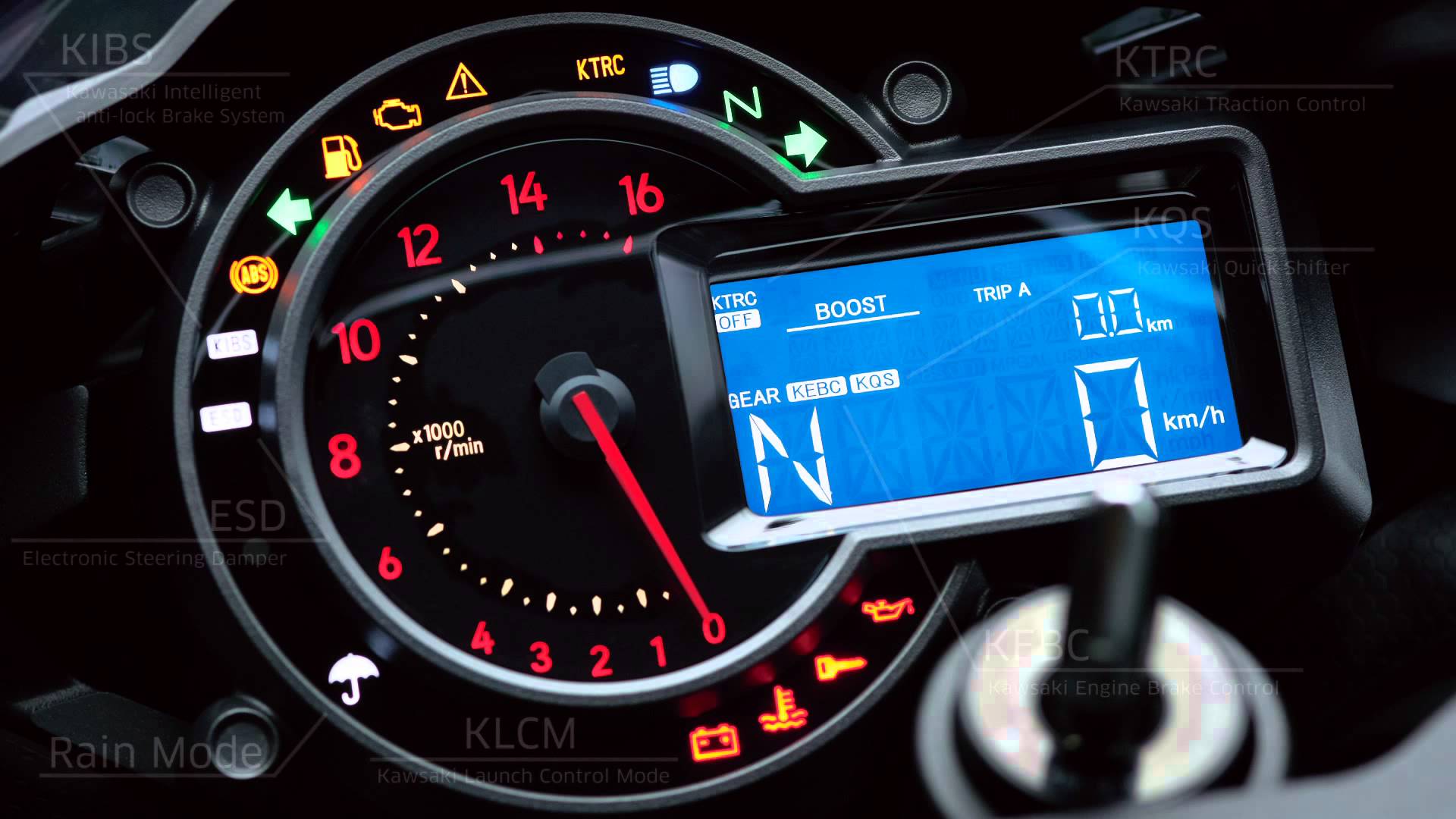 Kawasaki Ninja H2r Speedometer - 1920x1080 Wallpaper - teahub.io