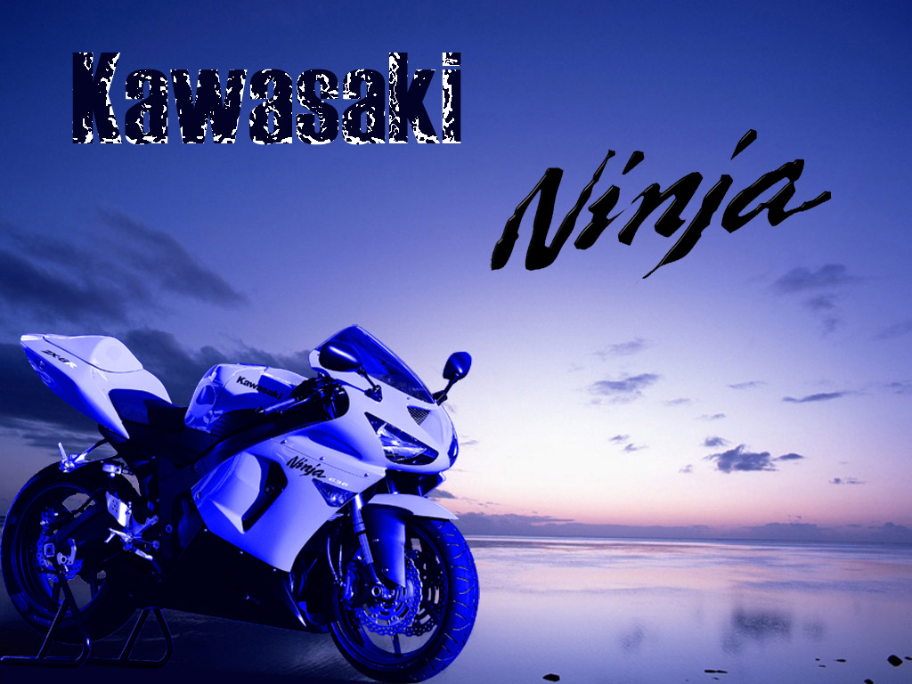 Blue Kawasaki Ninja Background - 1024x768 Wallpaper - teahub.io