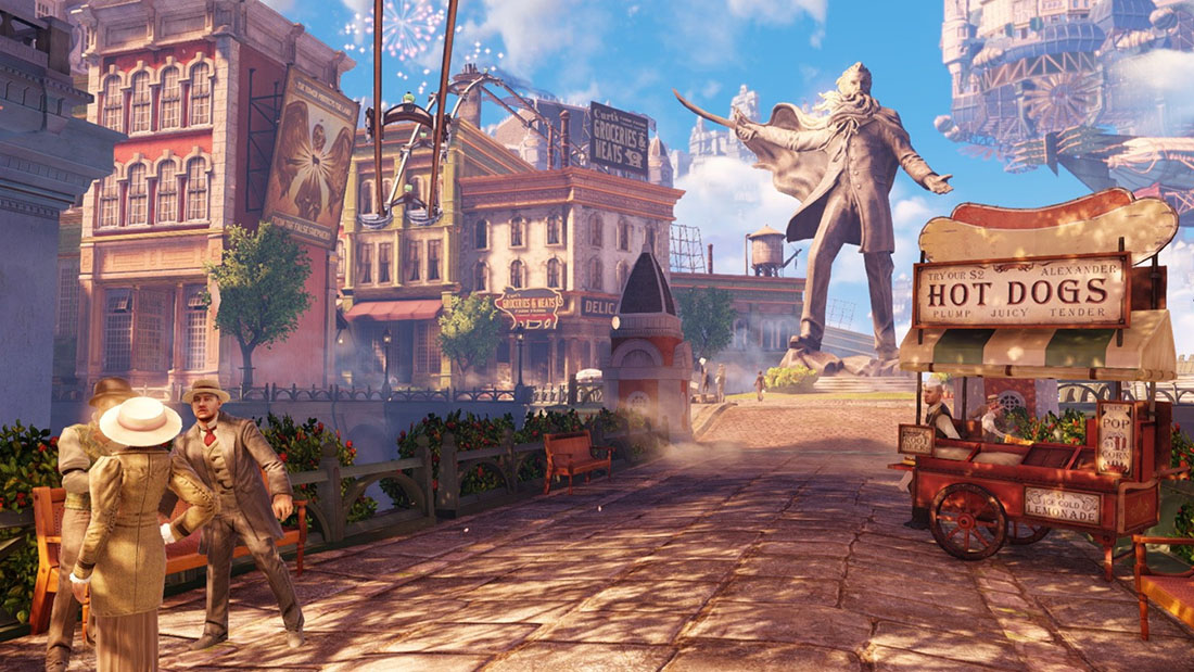 Infinite - Flying City Bioshock - 1100x619 Wallpaper - teahub.io