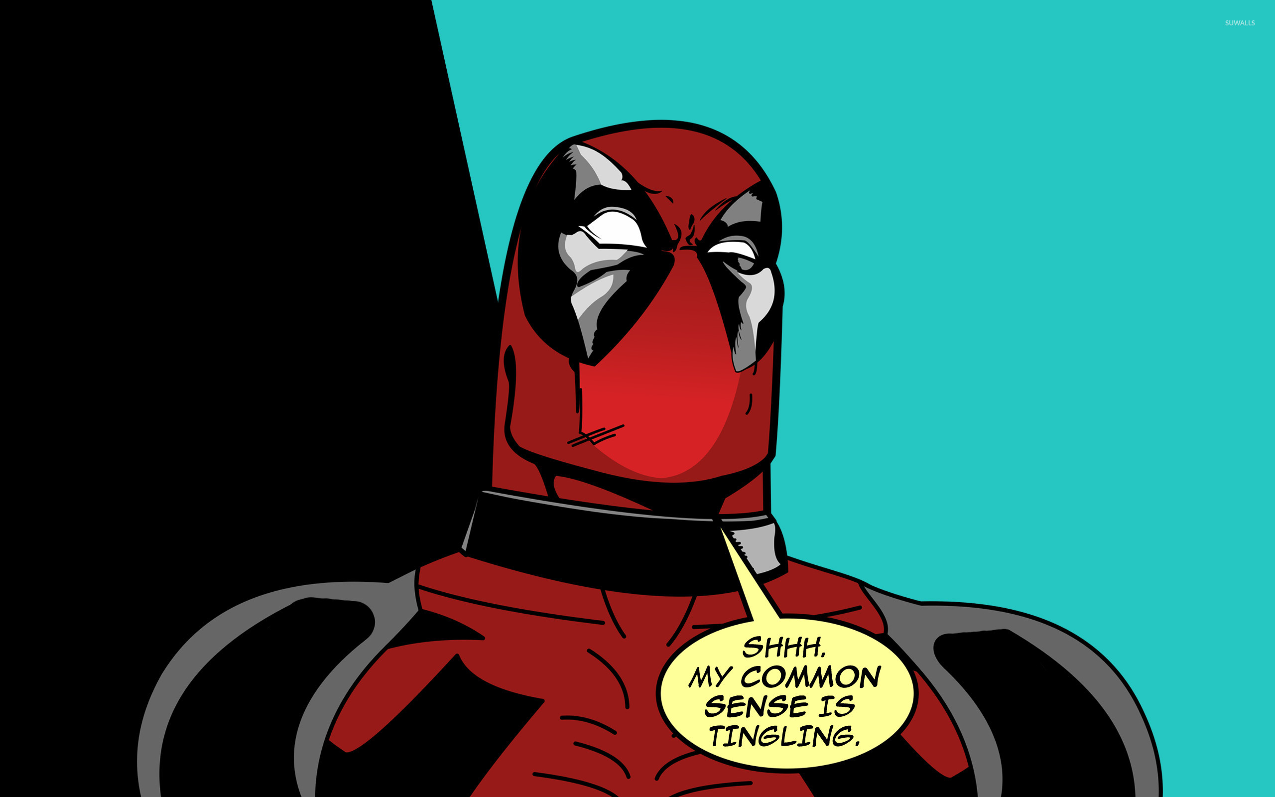 Shhh No One Cares Deadpool - 2560x1600 Wallpaper - teahub.io