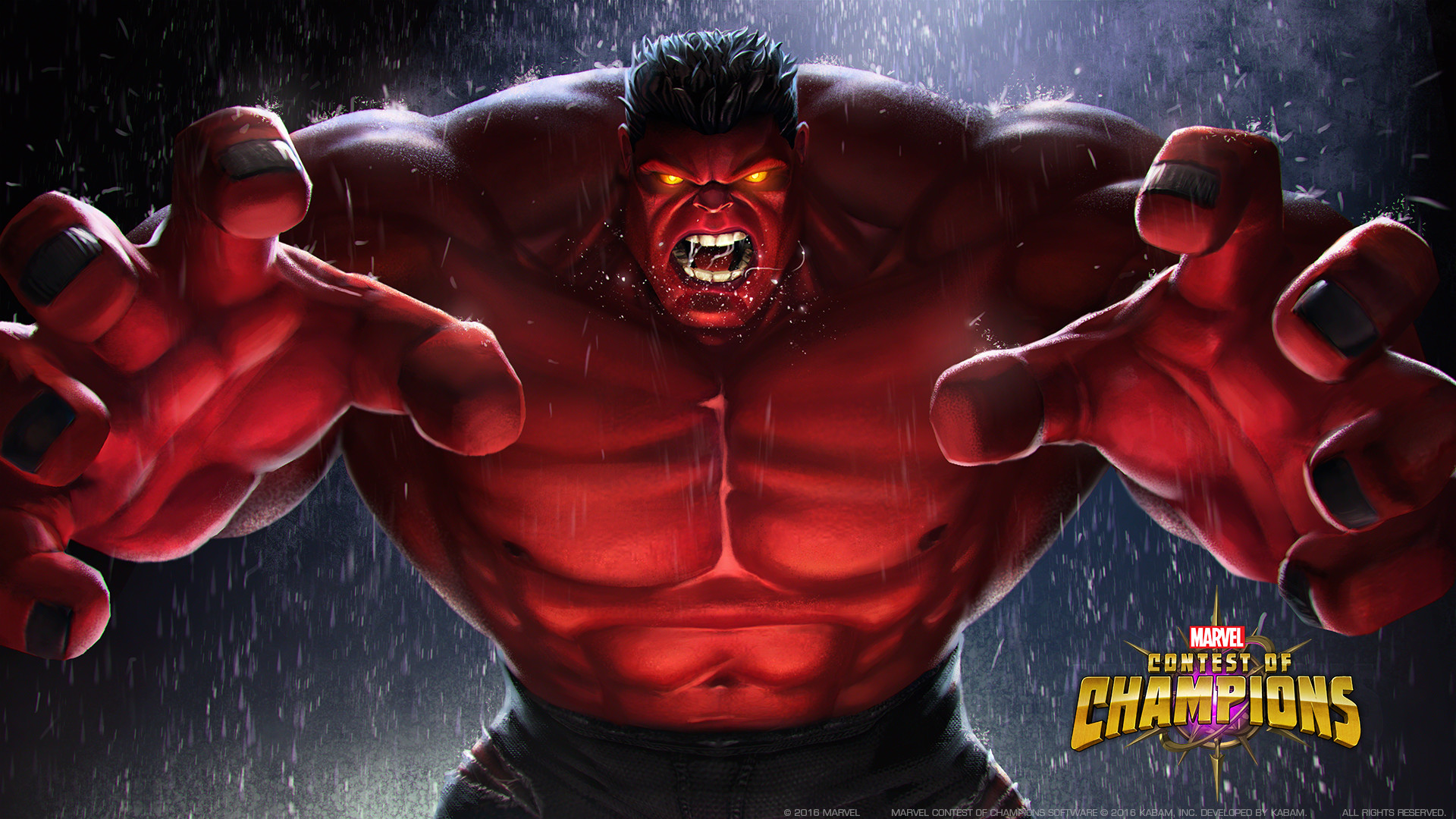 Red Hulk Wallpaper Hd - Red Hulk Mcoc - 1920x1080 Wallpaper - teahub.io