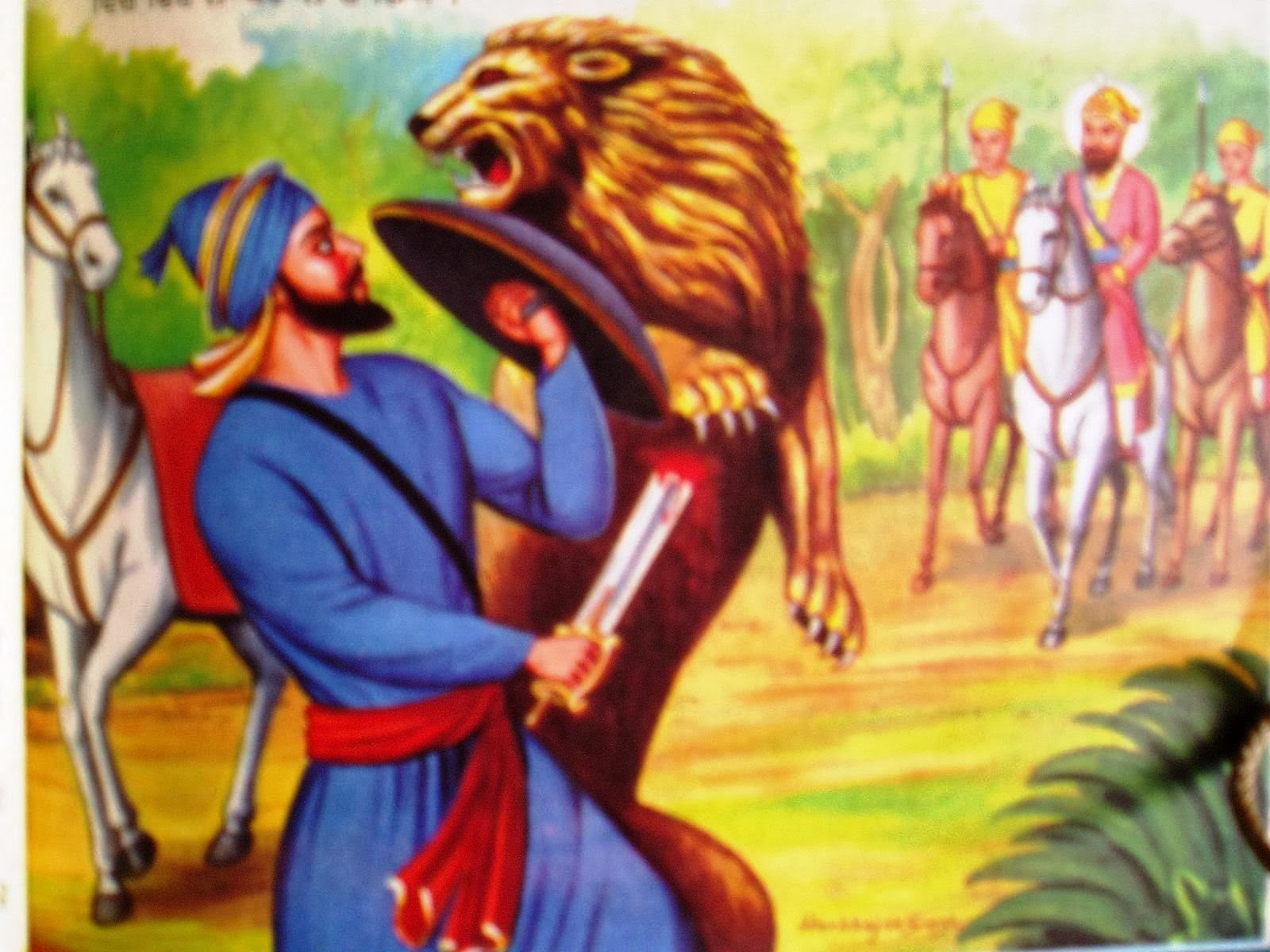 Guru Gobind Singh Lion