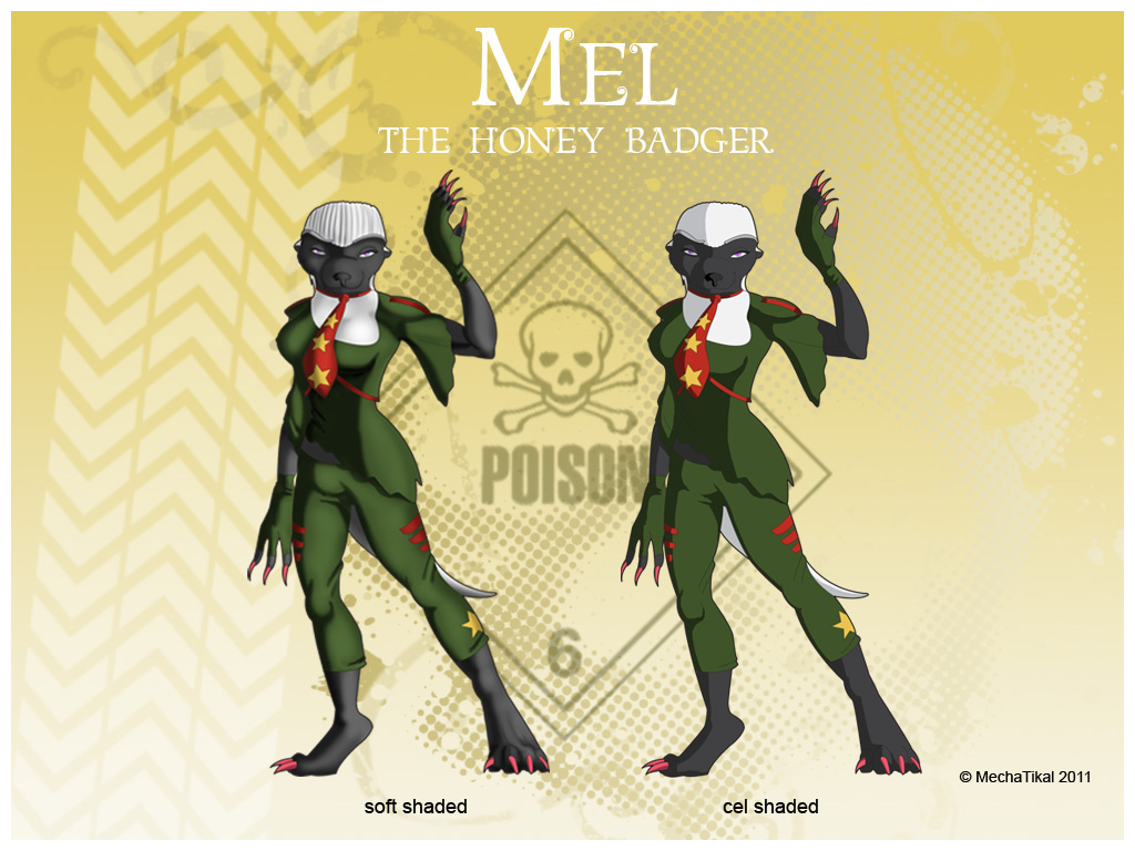 Mel The Honey Badger - Cartoon - 1024x768 Wallpaper - teahub.io