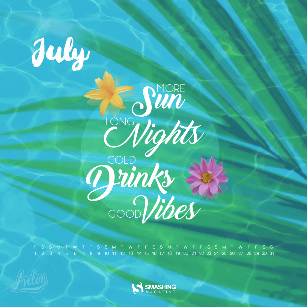 Good Vibes July - 1024x1024 Wallpaper - teahub.io
