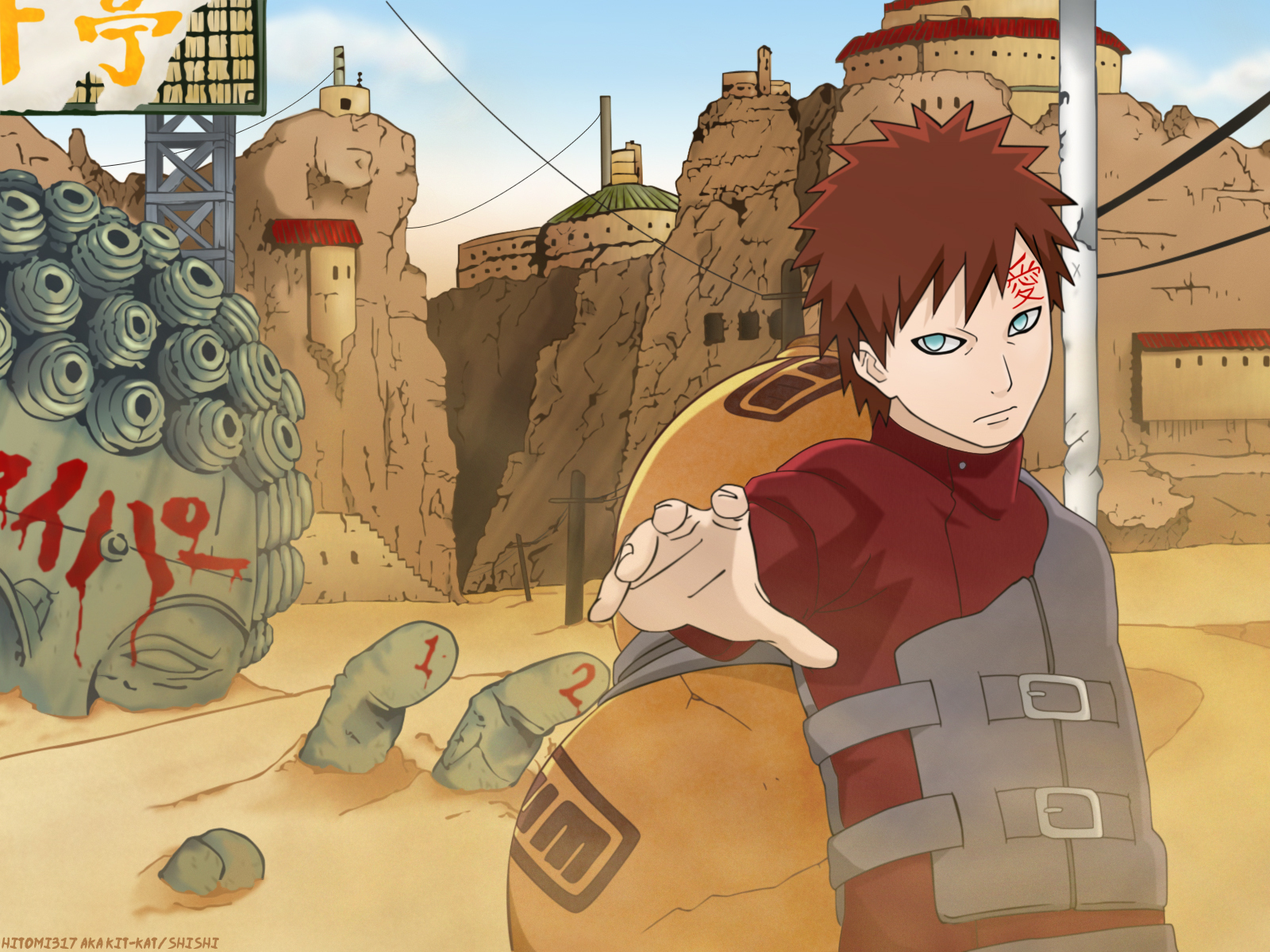 Gaara - Le Village De Gaara - 1600x1200 Wallpaper - teahub.io