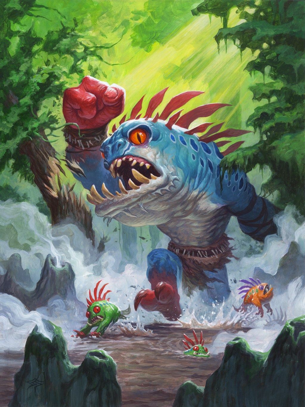 Hearthstone Murloc Megafin - 1024x1365 Wallpaper - teahub.io