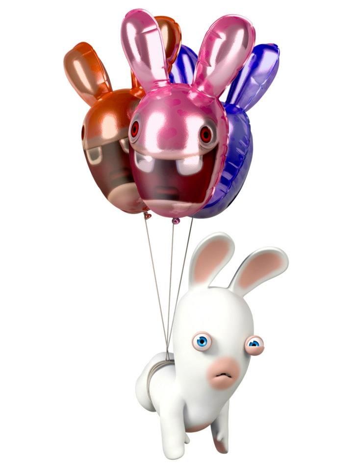 Rabbids Invasion Balloon - 720x960 Wallpaper - teahub.io