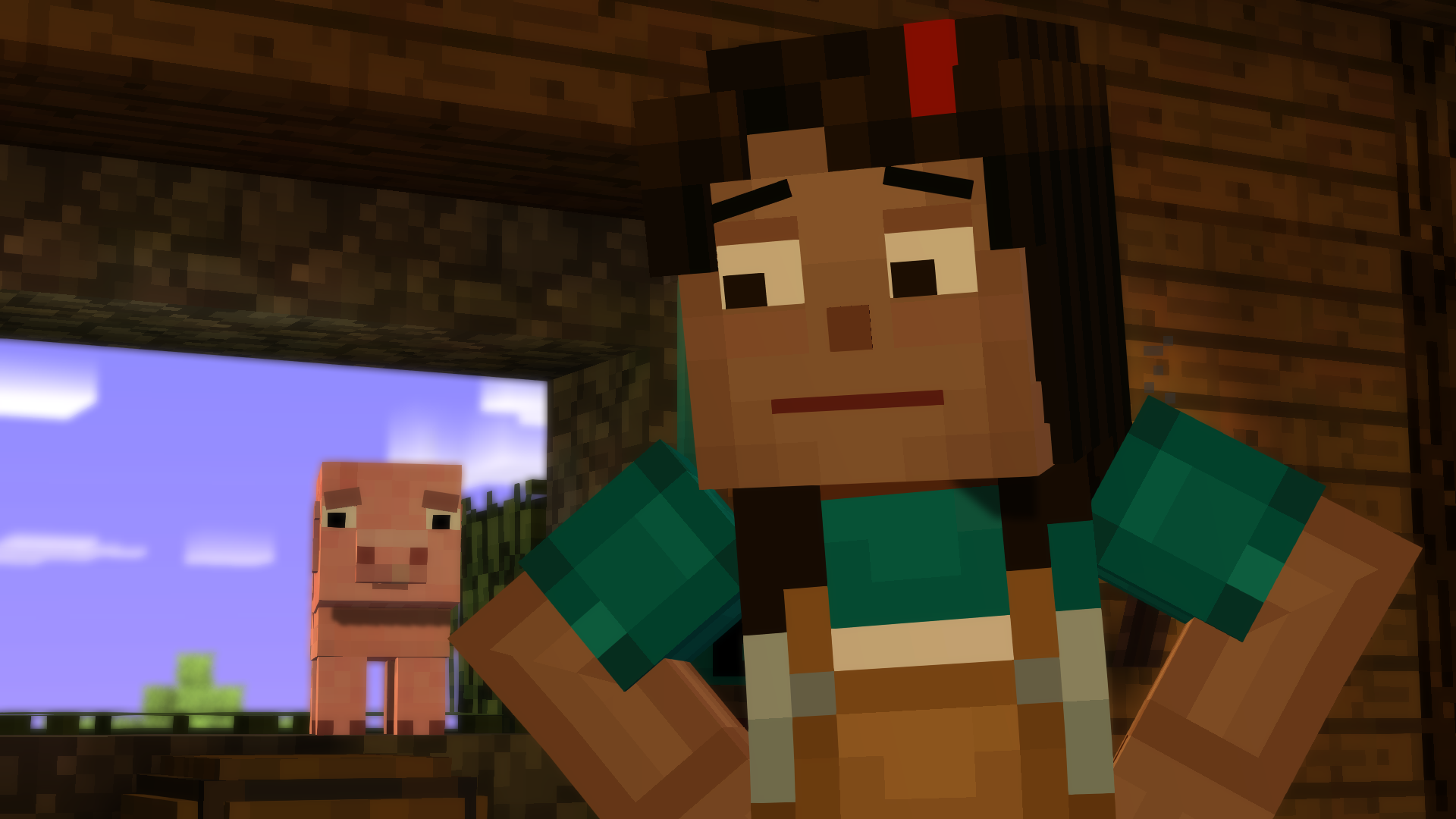 Minecraft Story Mode Season 1 Female - 1920x1080 Wallpaper - teahub.io
