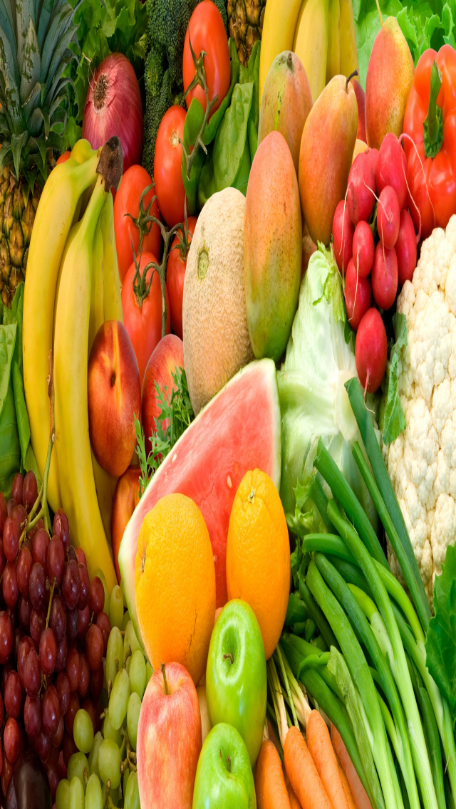 High Resolution Fruits And Vegetables - 640x1136 Wallpaper - teahub.io