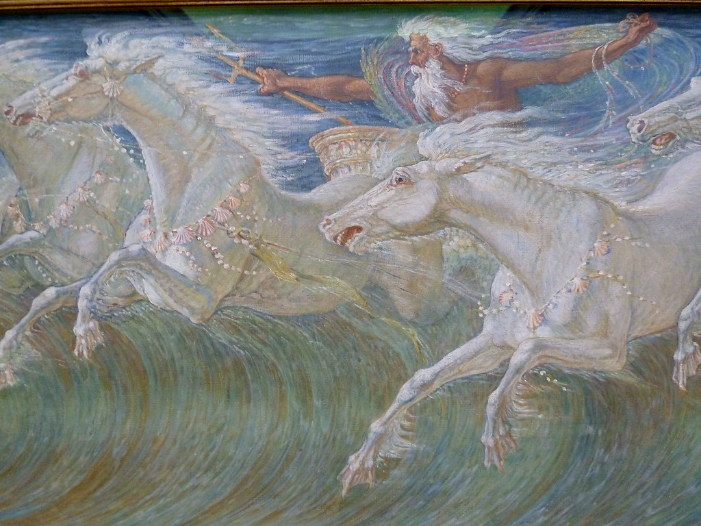 Greek Mythology Horse Poseidon - 1024x768 Wallpaper - teahub.io